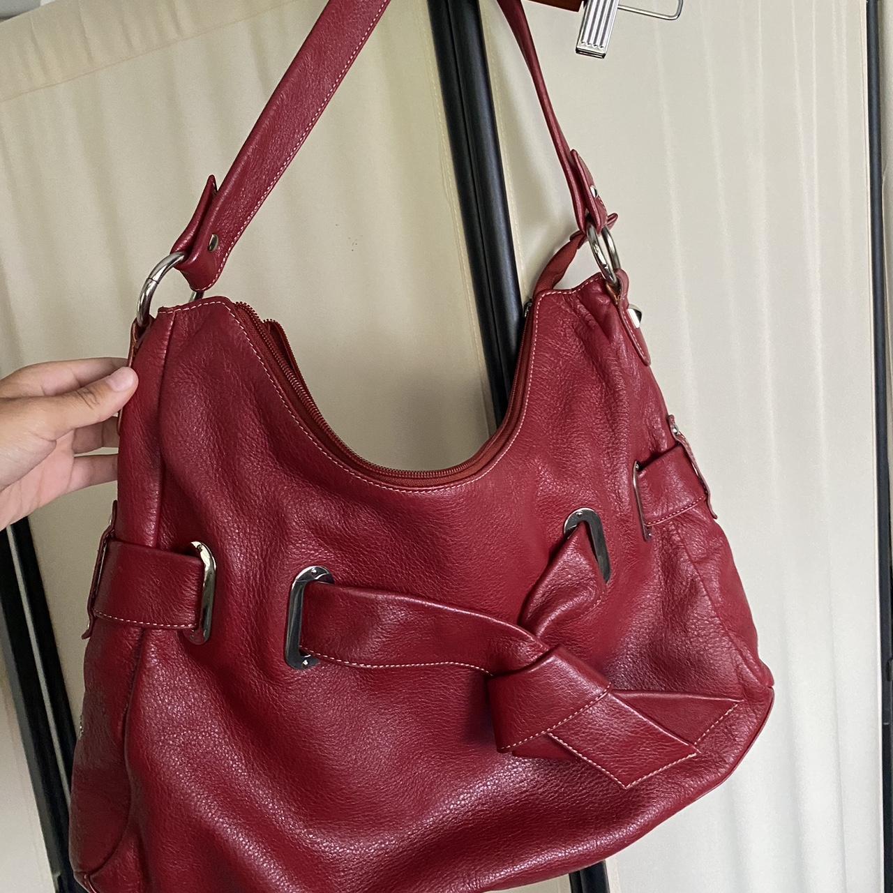 Red vintage Italian purse! Never worn perfect condition - Depop