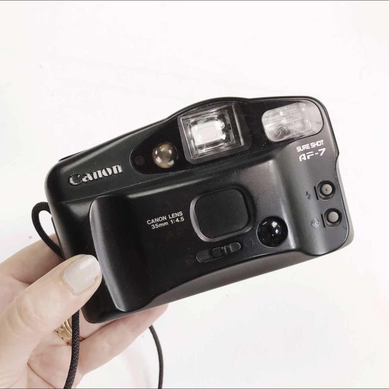 Vintage Canon Sure shot AF-7 camera Point and shoot... - Depop
