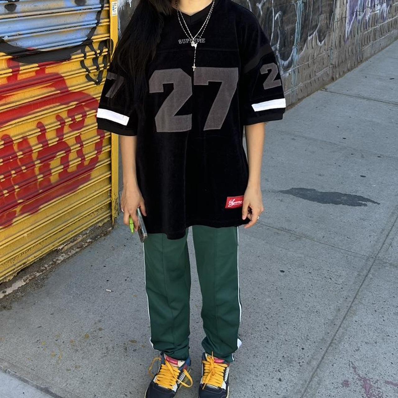 supreme XL jersey velvet material cute essential... - Depop