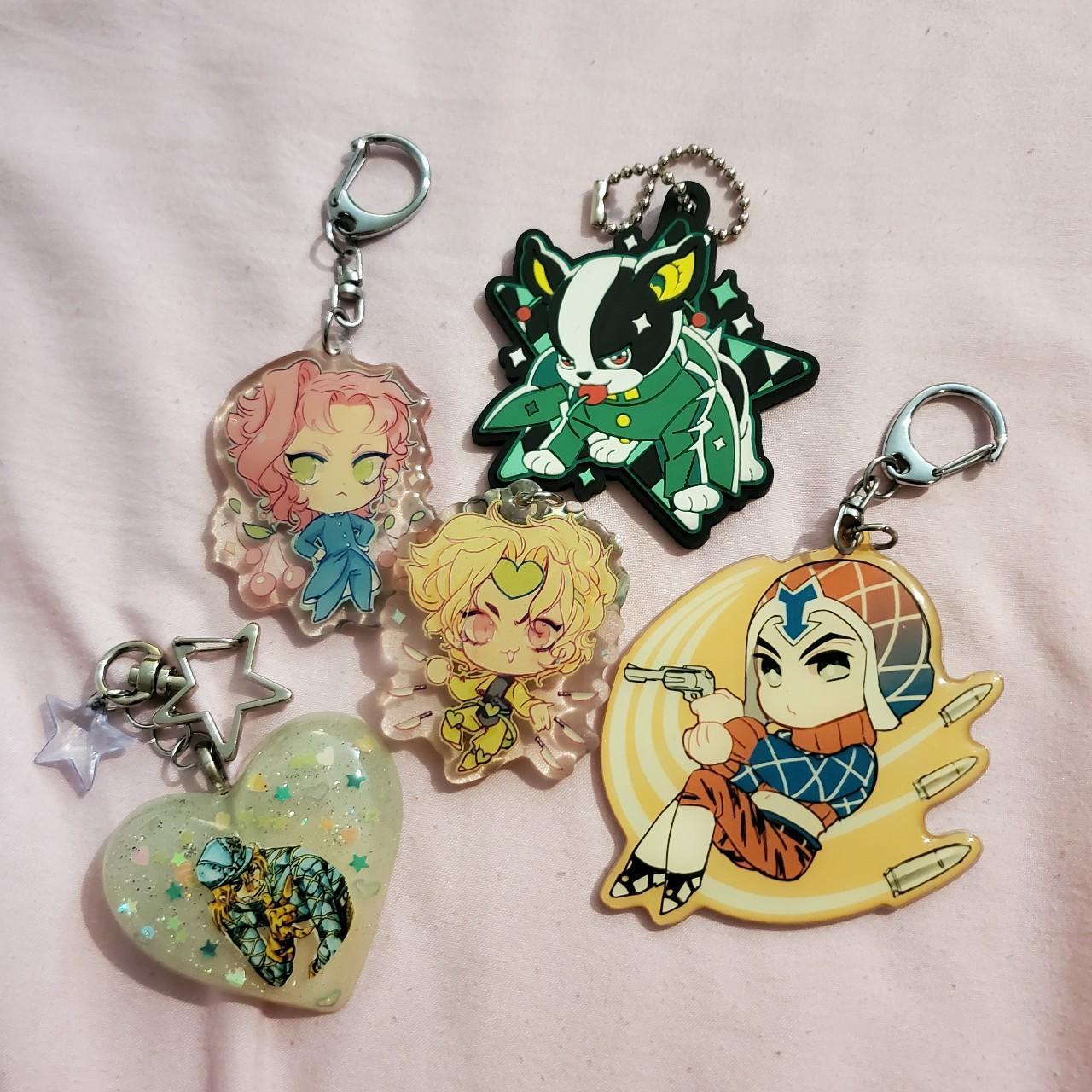 jojos bizarre adventure random keychains / acrylic... - Depop