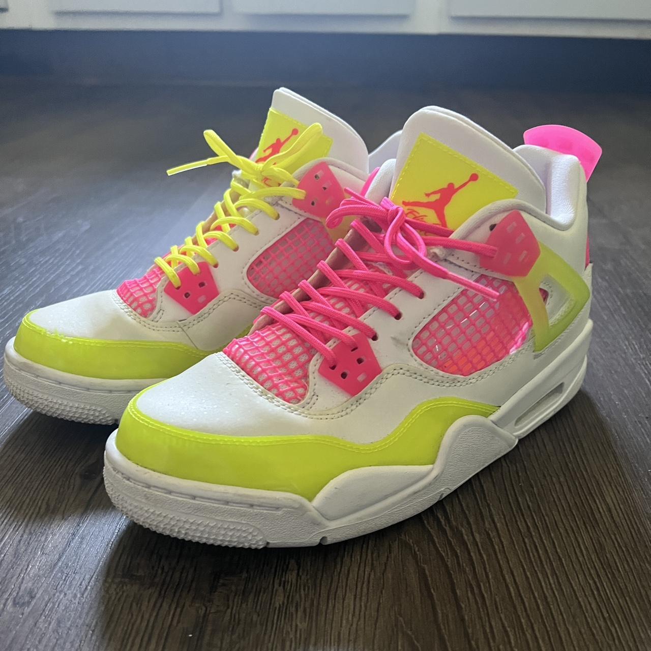 Air Jordan 4 Retro SE ‘Lemon Venom’ Size... - Depop