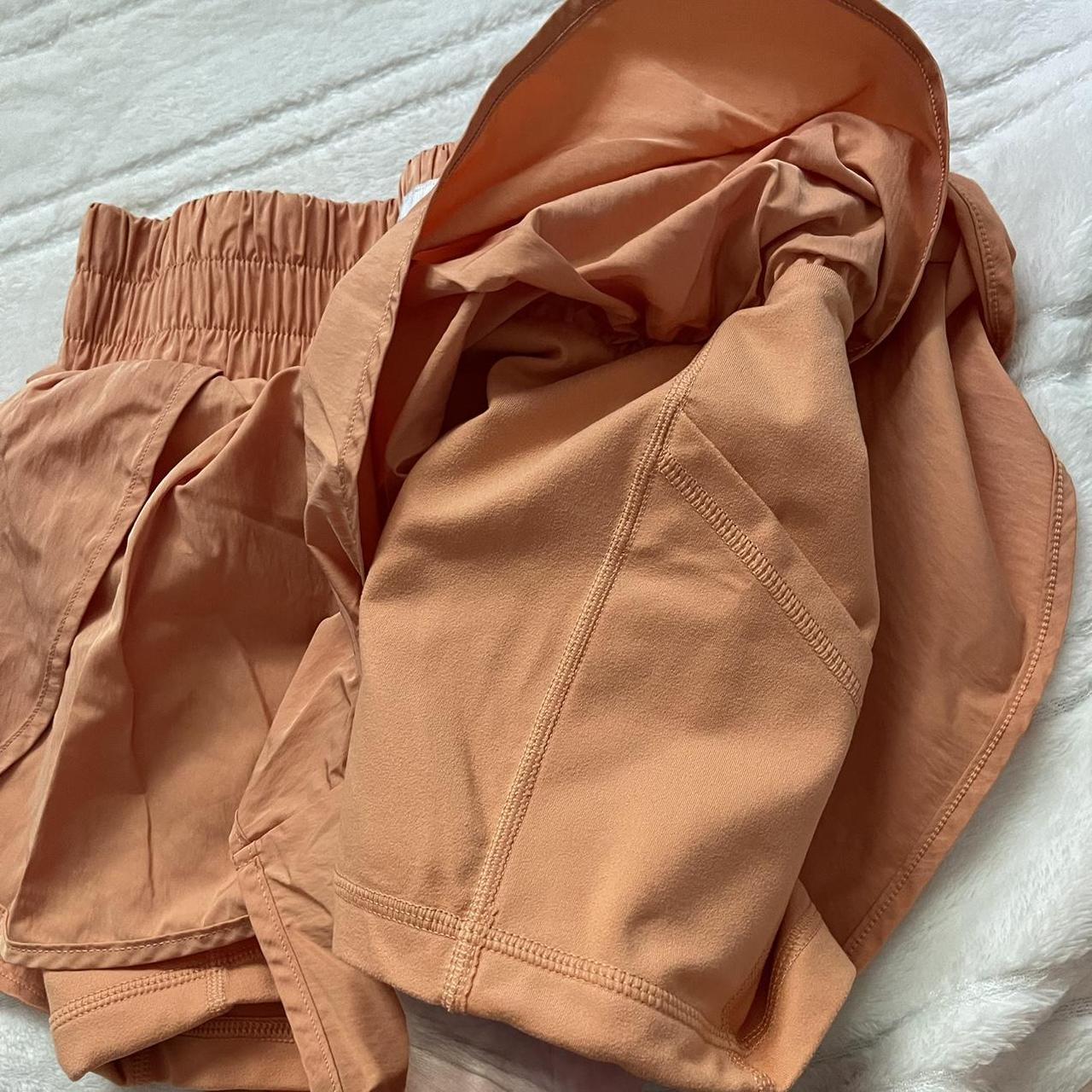 offline by aerie orange boxer shorts - size xs -... - Depop