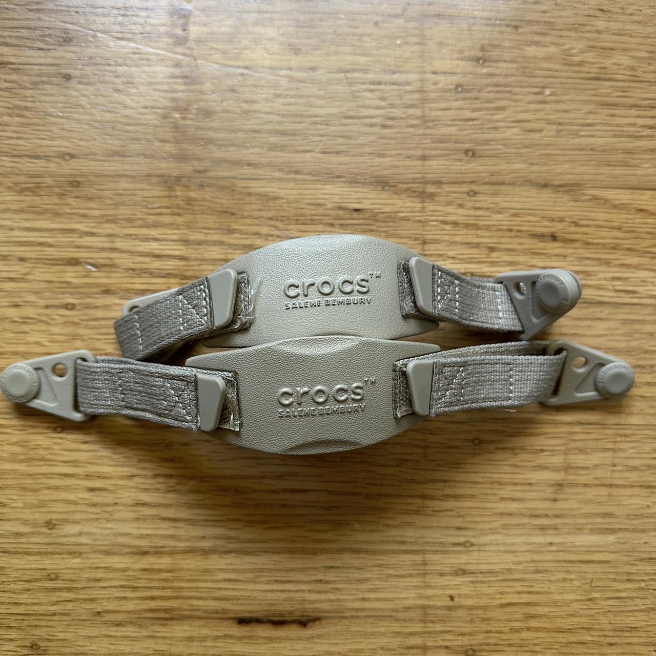 Salehe bembury crocs straps tan Brand new Free... - Depop