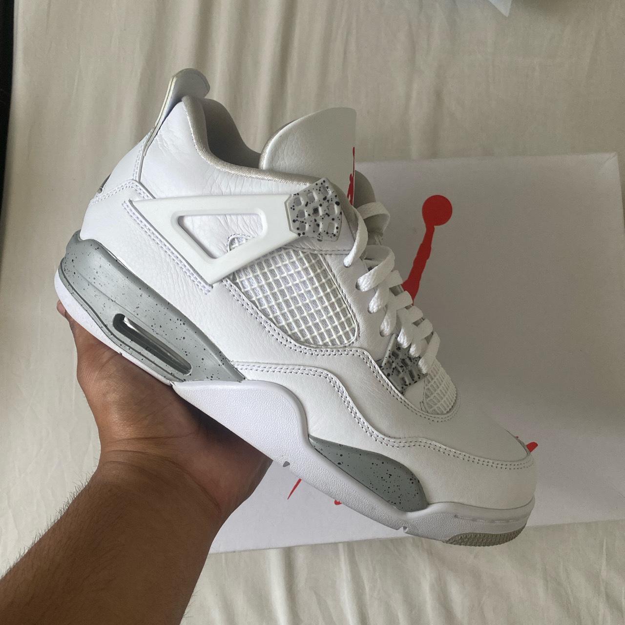 JORDAN 4 OREO UK SIZE 9 WORN ONCE CURRENT RESALE... - Depop