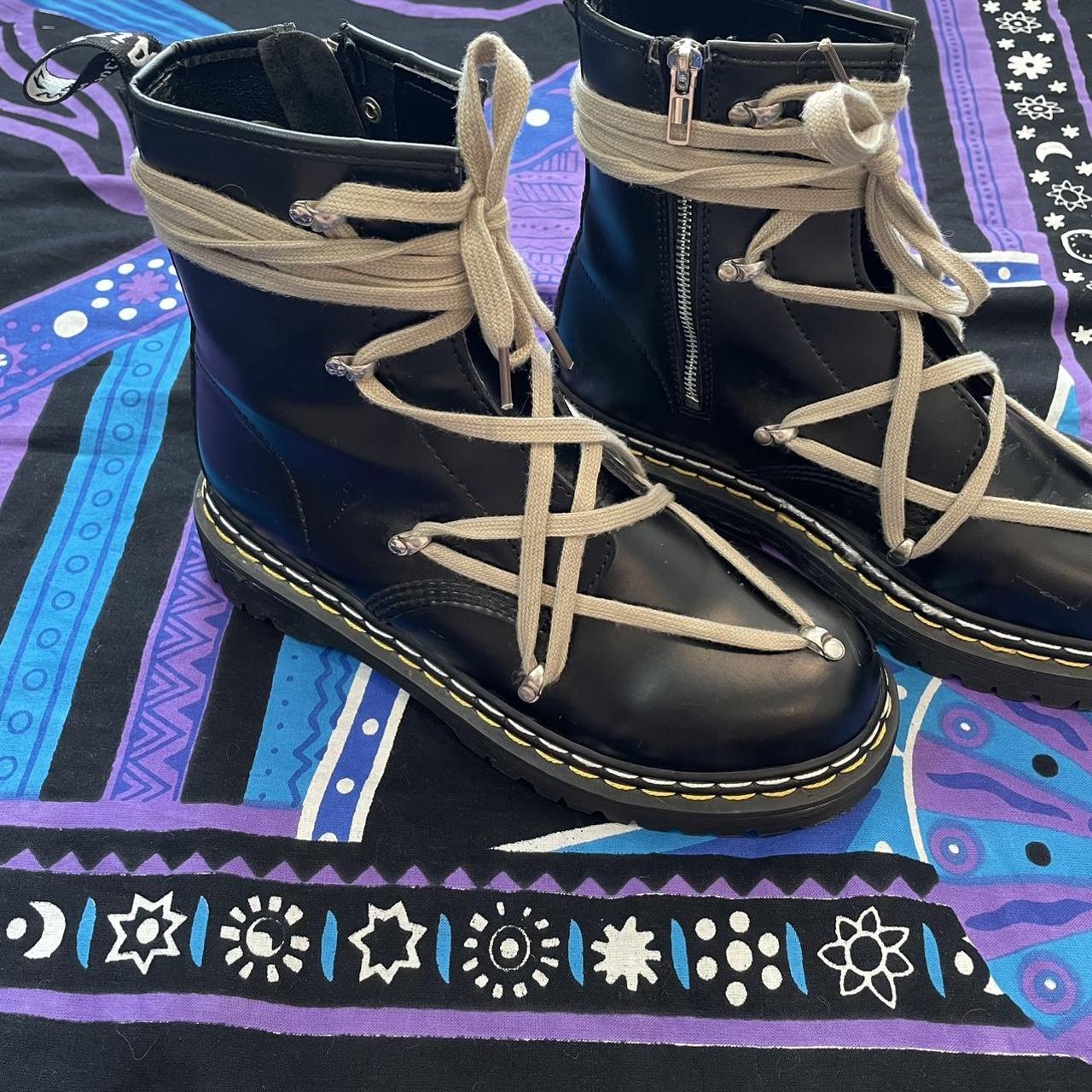 Rick Owens Pentagram shoes Doc Marten CHEAP FOR A... - Depop