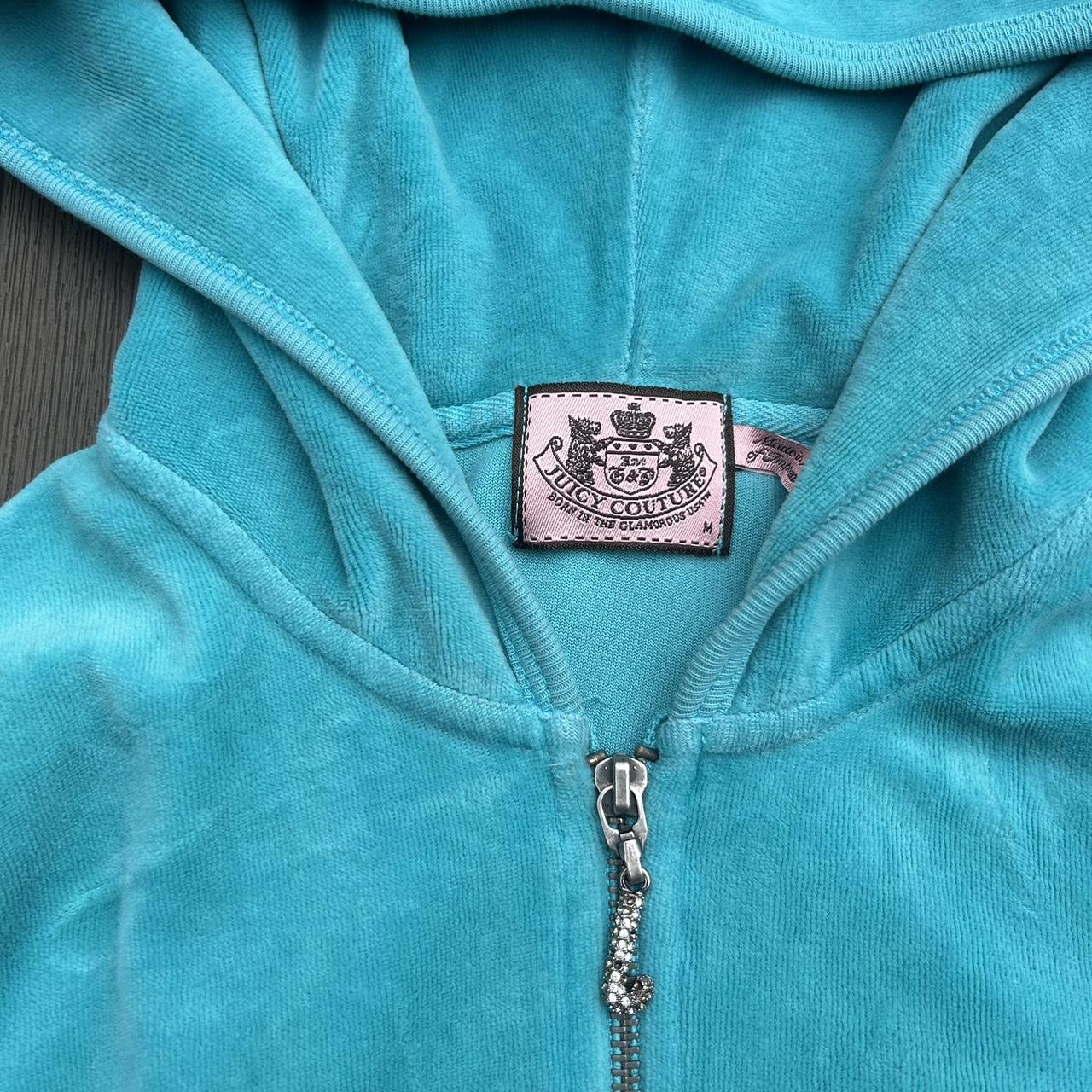 Gorgeous Teal Juicy Couture Hoodie! Adorable... | Depop