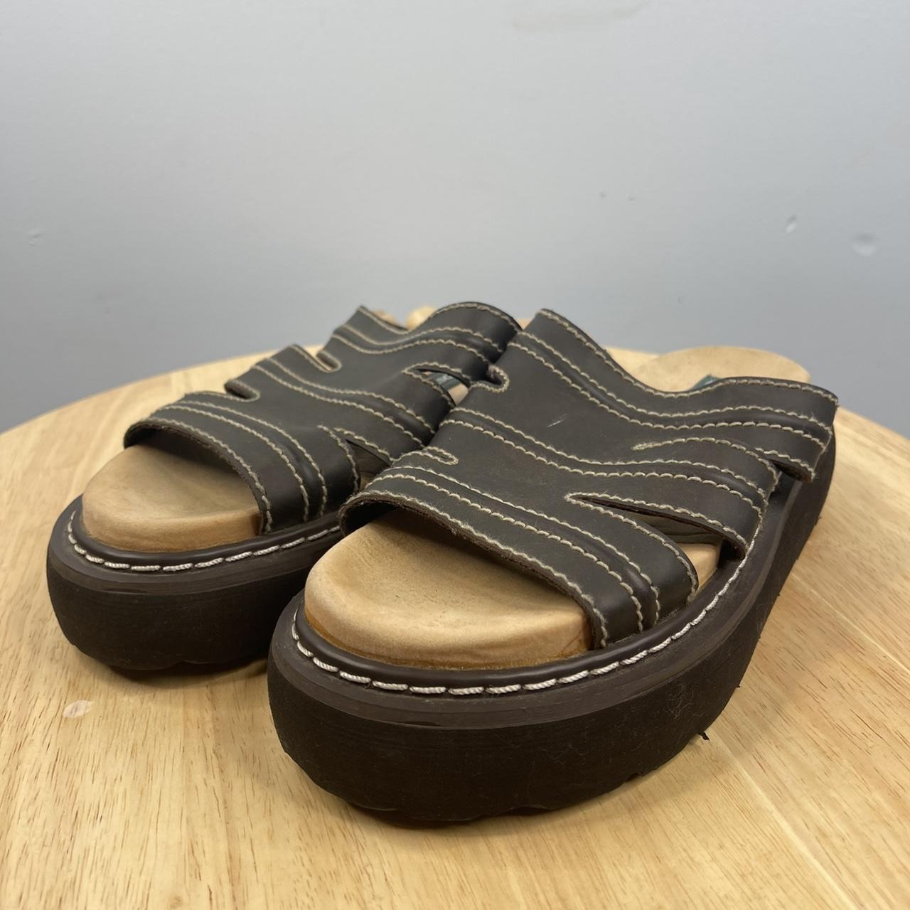 Super cute 90’s/ Y2K chunky foam sole doc martens... - Depop