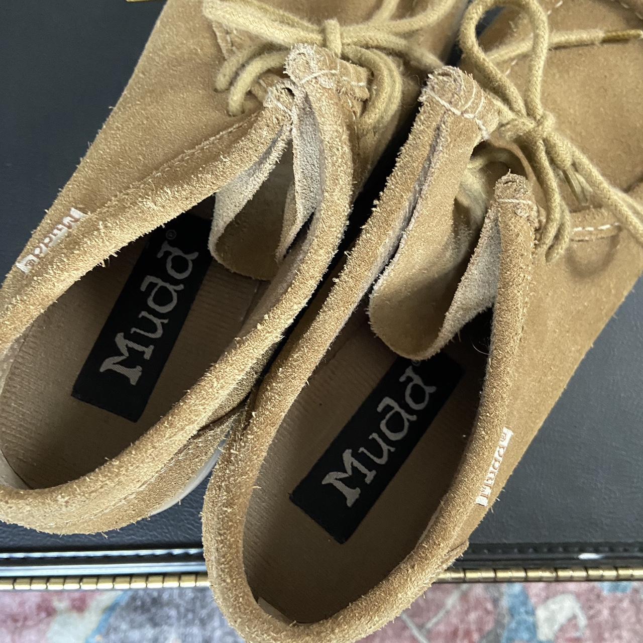 2000s Tan Suede Vintage Mudd Platform Shoes 👢 Size... - Depop