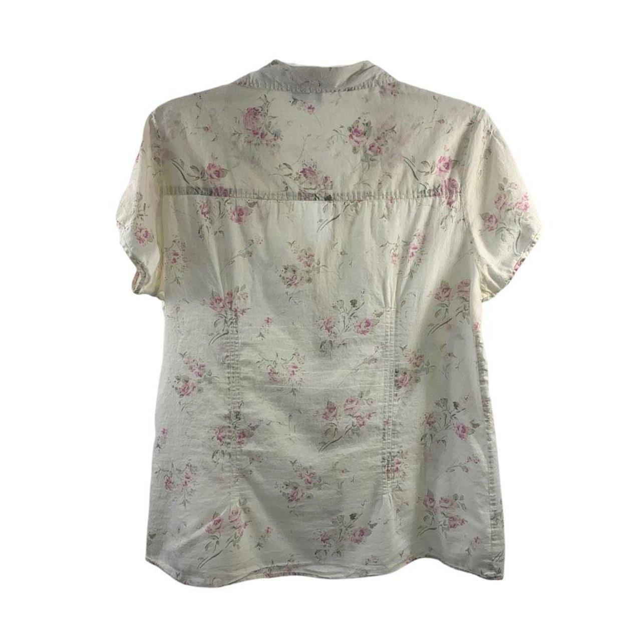 Love Potion Short Sleeve Cottage Core Blouse Womens... - Depop