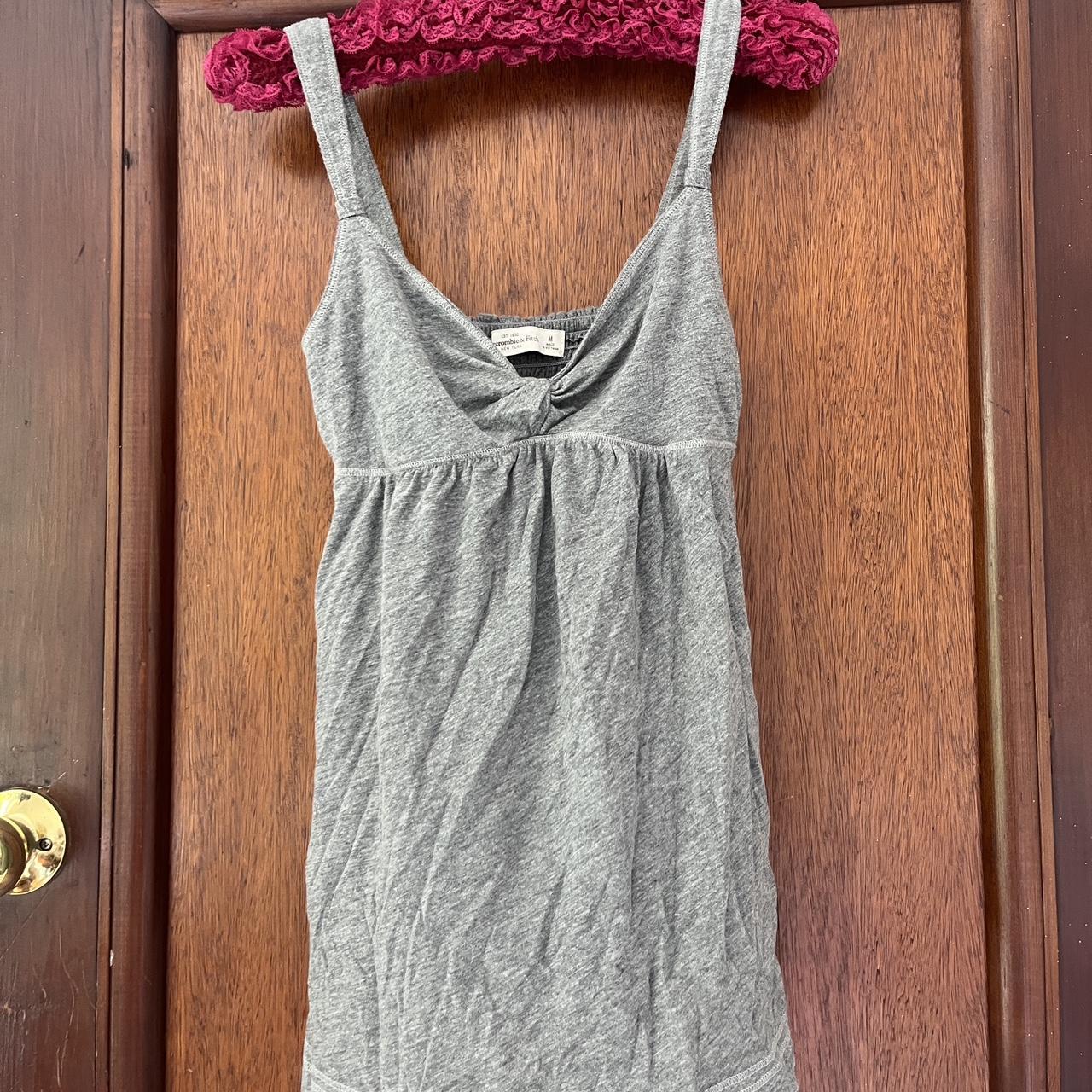 Abercrombie and fitch babydoll tank. Quite long,... - Depop