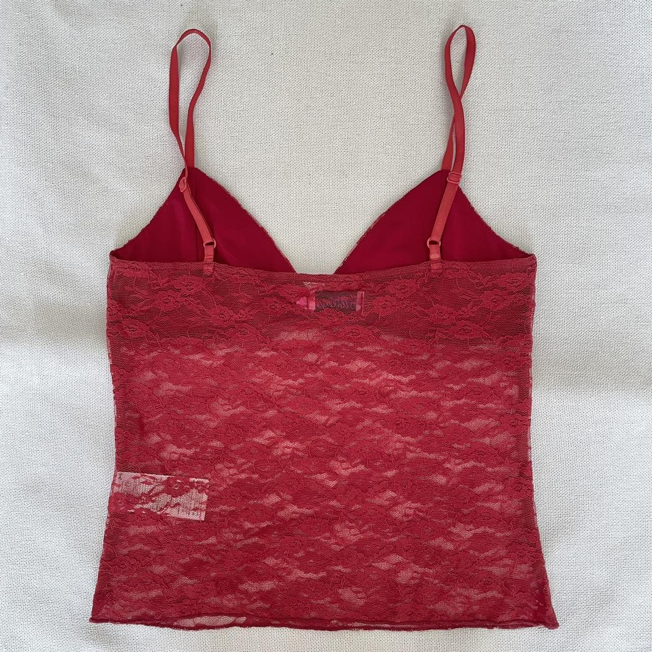 New with tags! Edikted Eira Sheer Lace Tank Top Size... - Depop