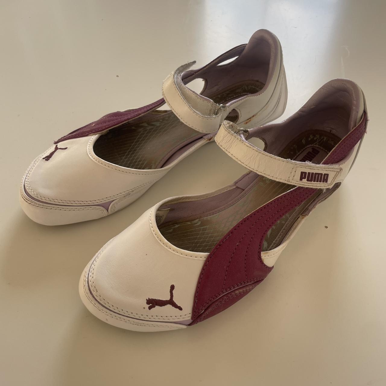 Puma ballerina pumps size 6 UK vintage sports pumps... - Depop