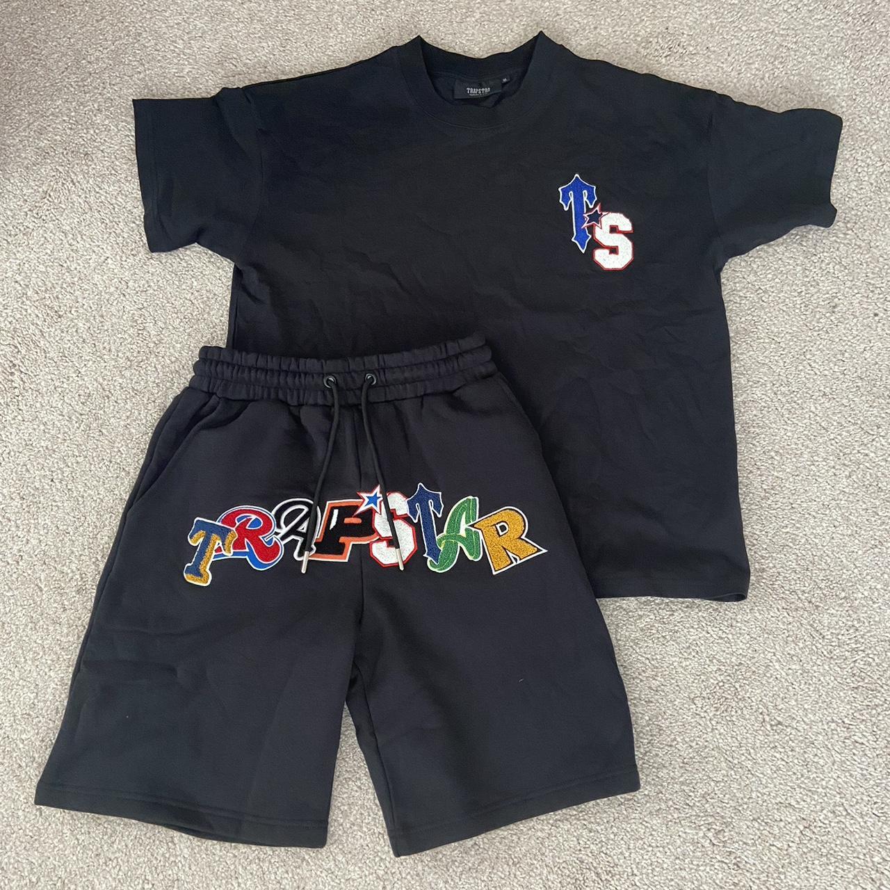 Trapstar wildcard shorts set (black) BRAND NEW... - Depop