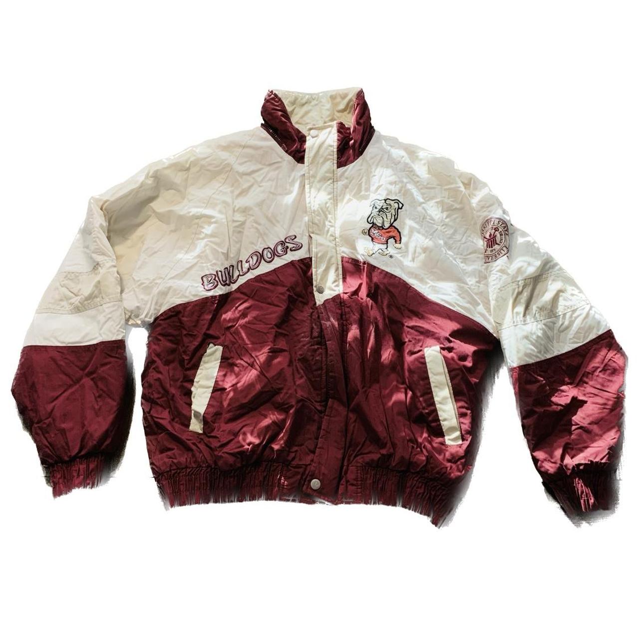 Vintage MSU Bulldogs Pro Player Puffer Jacket. •... - Depop