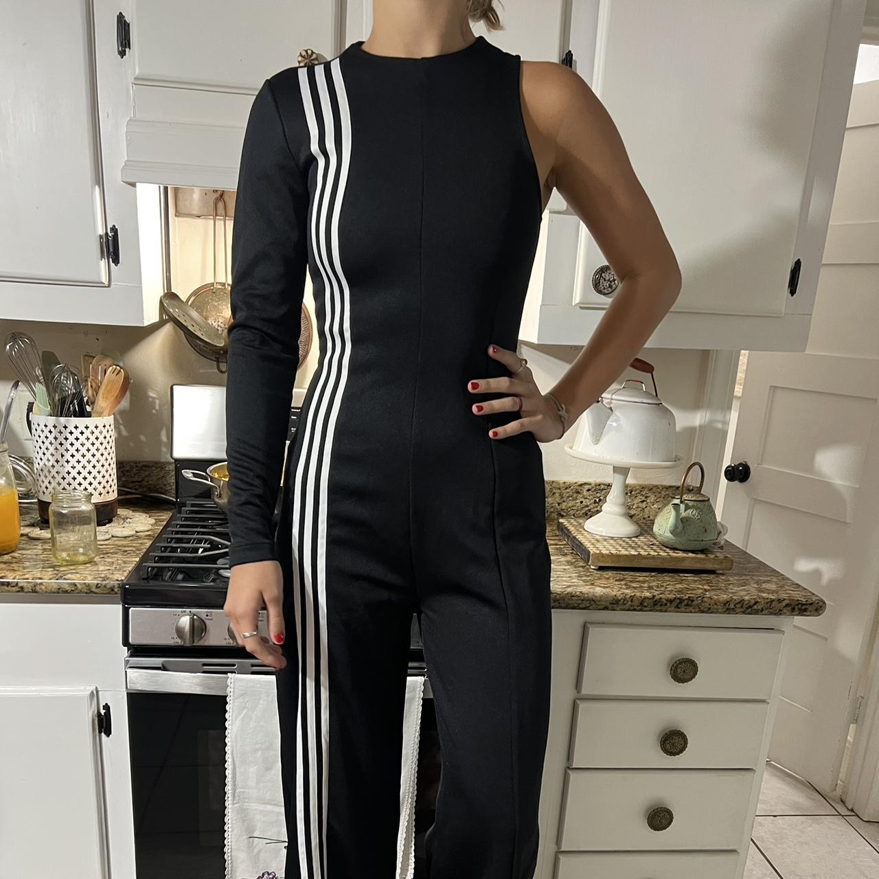 Adidas jumpsuit worn once. Dry cleaned only small... - Depop