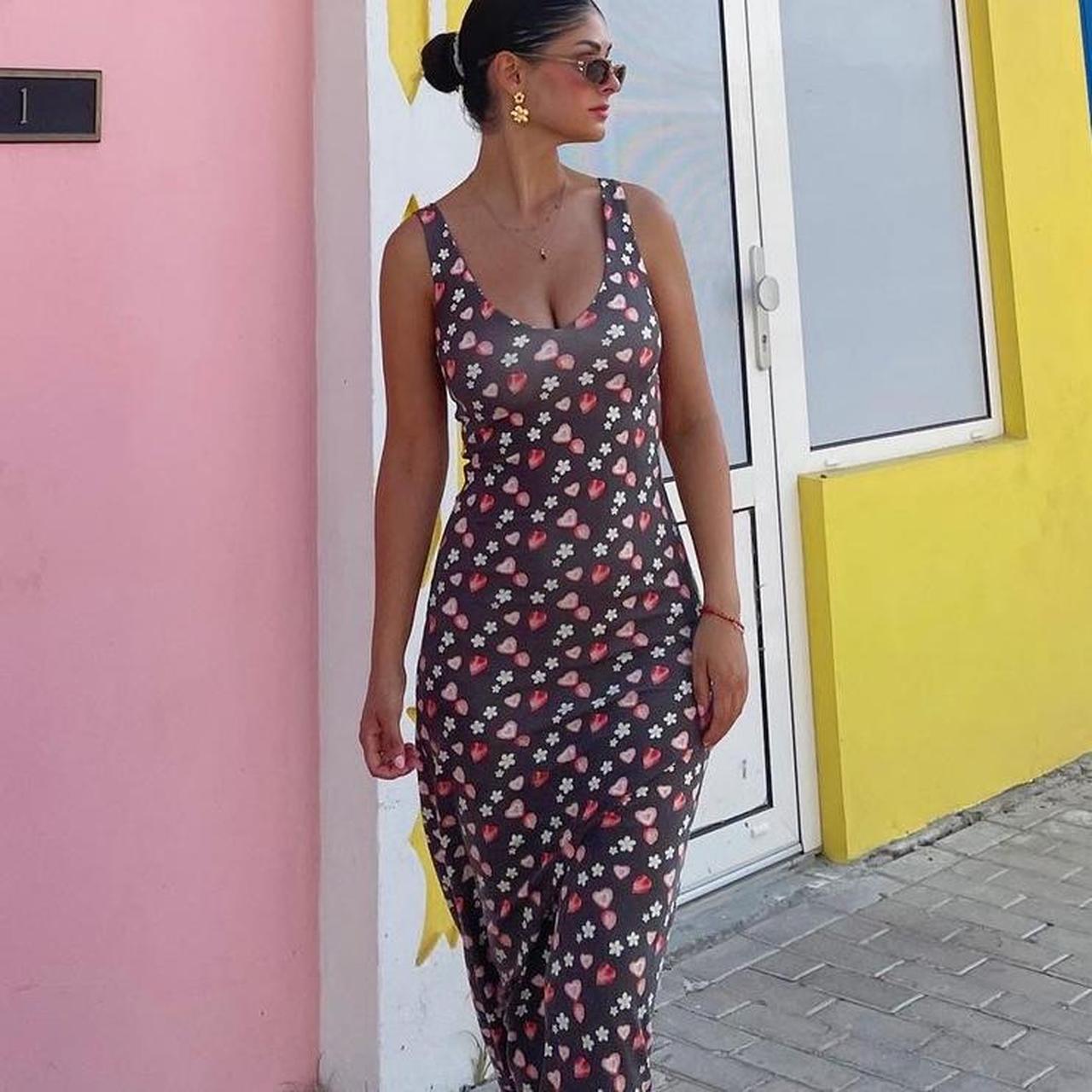 Midnight Dress Wild Berry from DJERF AVENUE POP UP... - Depop