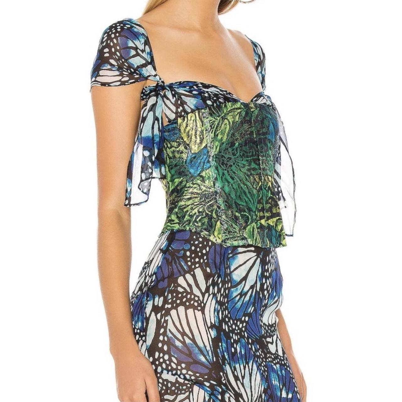 Kim Shui BUTTERFLY BUSTIER Corset style top. Size... - Depop