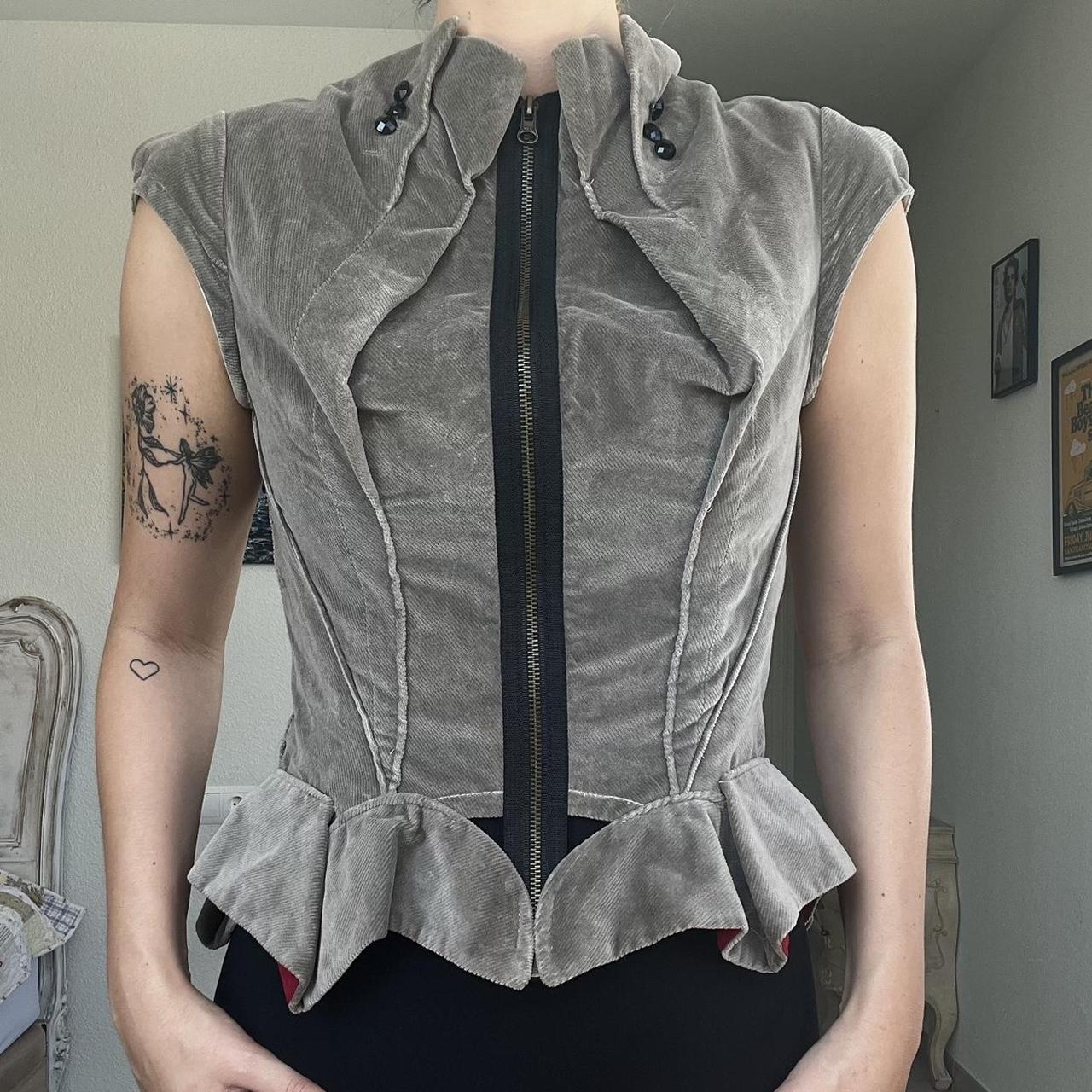 The coolest ever cyber/futuristic/gopcore style zip... - Depop