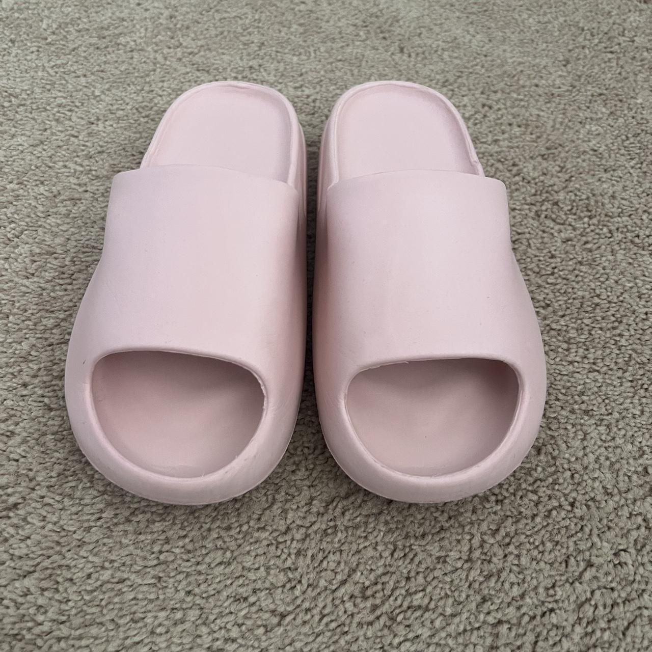 pink slides! 🩷bought off amazon for $35! 🩷worn like... - Depop