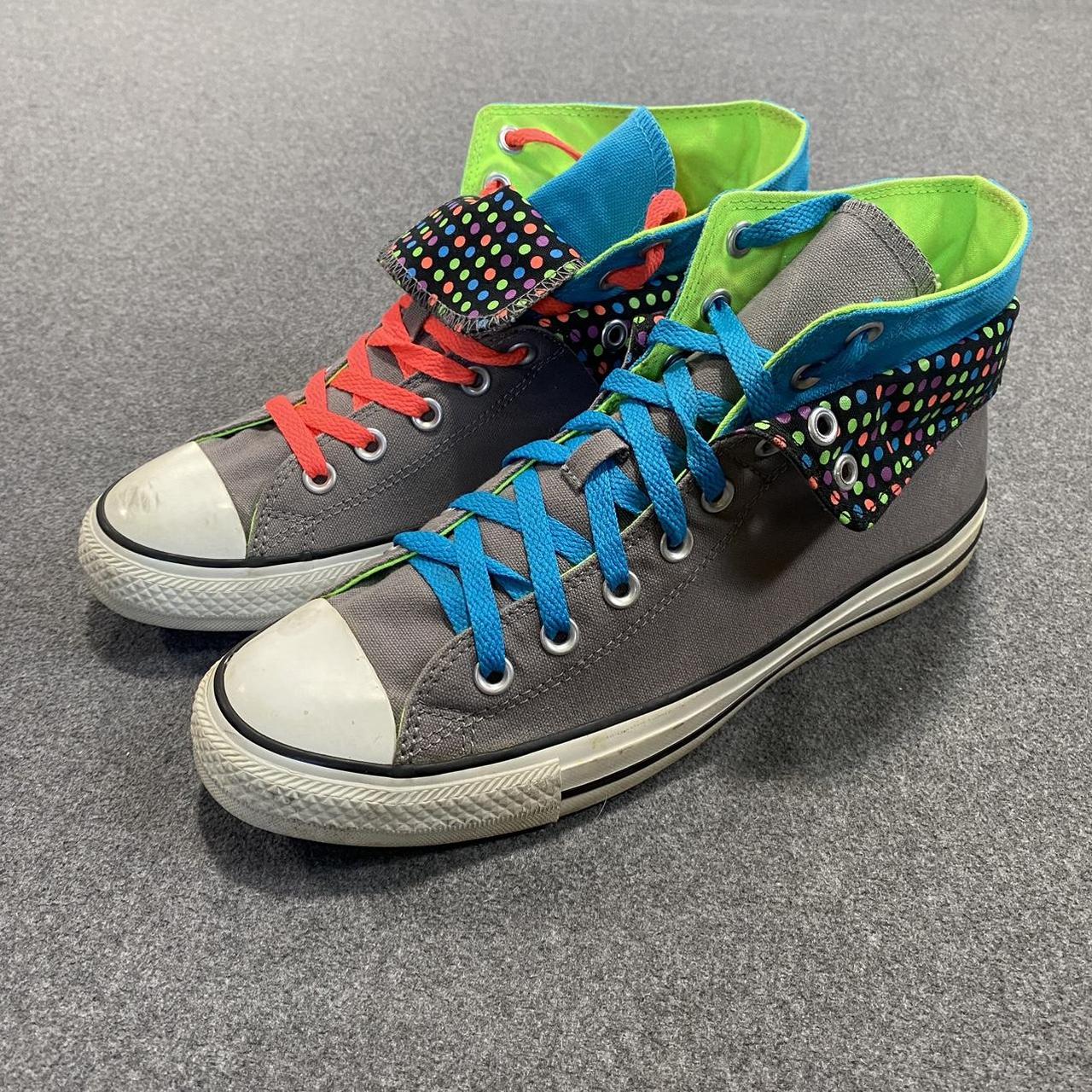 Multicolored Chucks Converse Chuck Taylor All-Star... - Depop