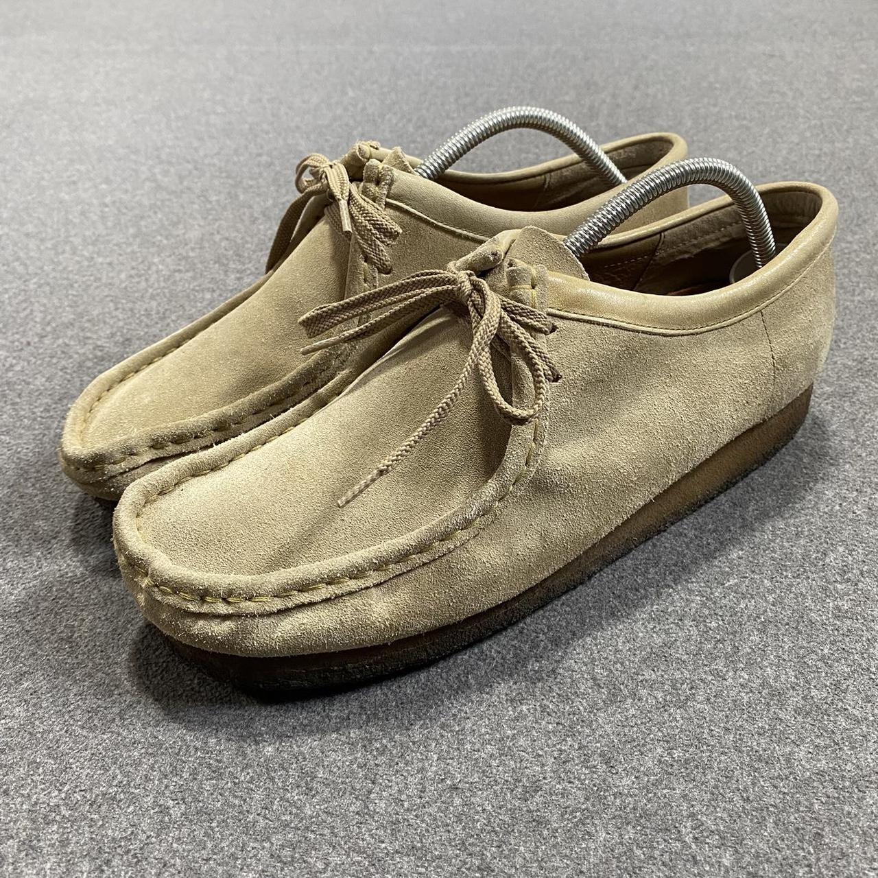 Tan Wallabees Clarks Tan Suede Wallabee - Mens Size... - Depop