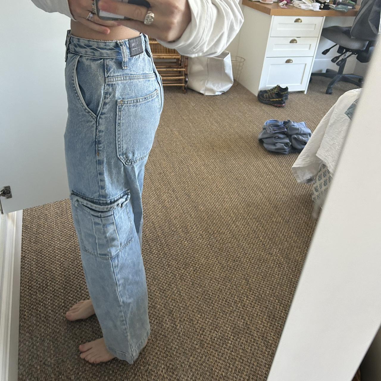 Glassons denim cargo pants Size 6 | Depop