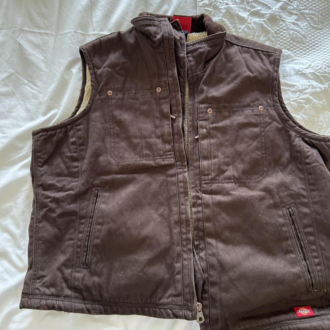 Vintage dickies work vest. Super thick and warm... - Depop