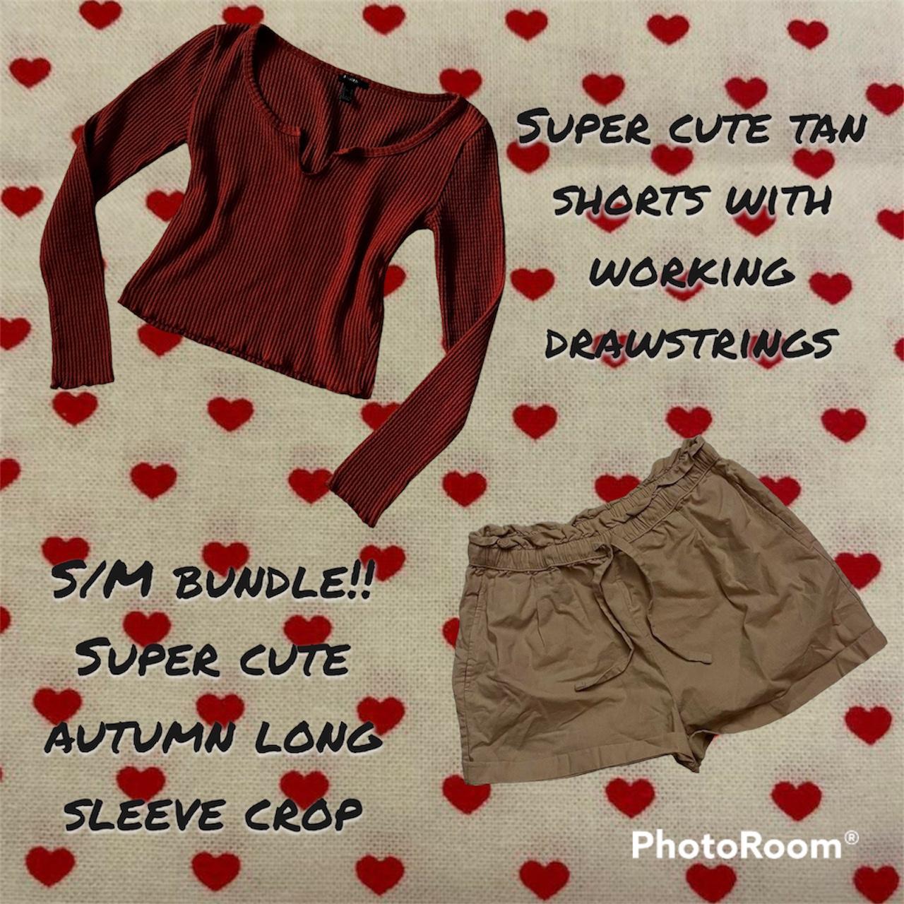 💋Super cute spring bundle!! 💗Shirt is a cropped... - Depop
