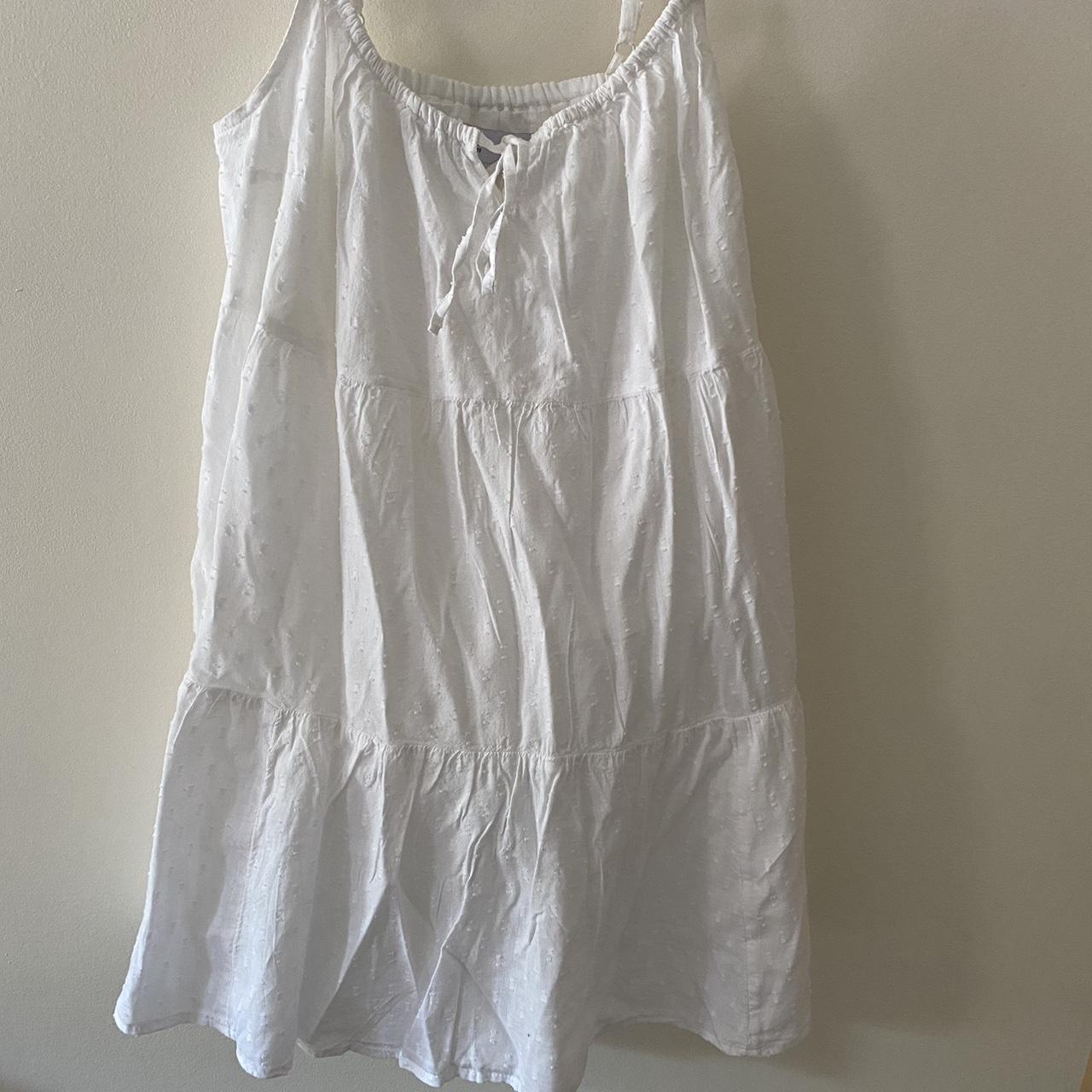 Adorable white mini sundress from Old Navy. NWT.... - Depop