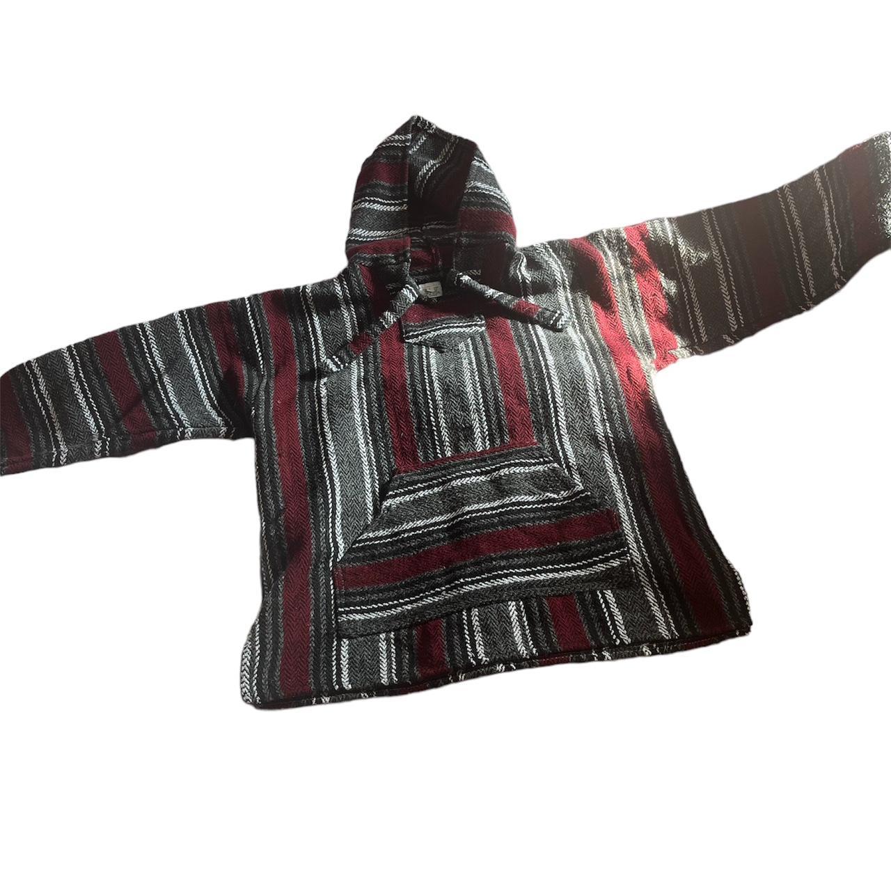 Baja Hoodie Drug Rug; Red, White, Grey, Black... - Depop
