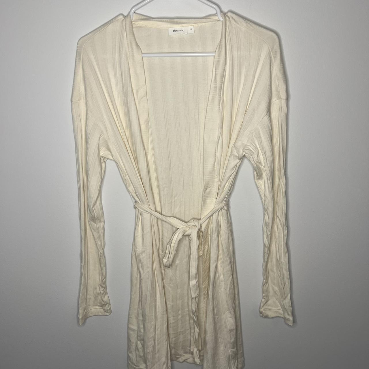 Off white robe - Depop