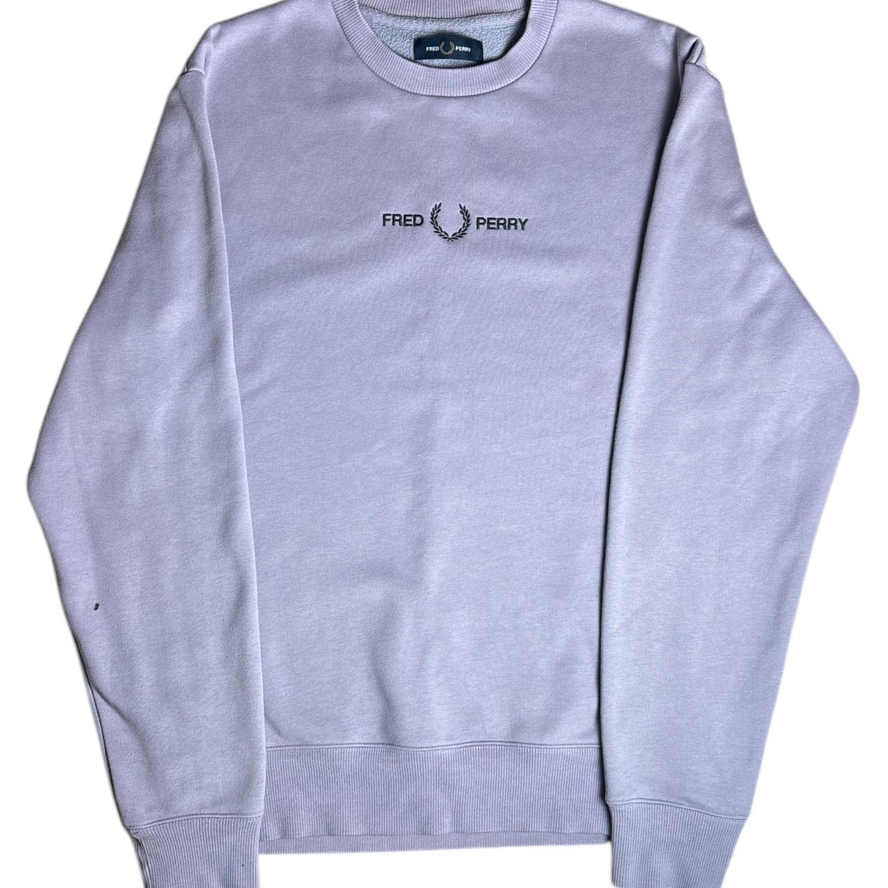 Purple Fred Perry large crew neck. #fredperry... - Depop