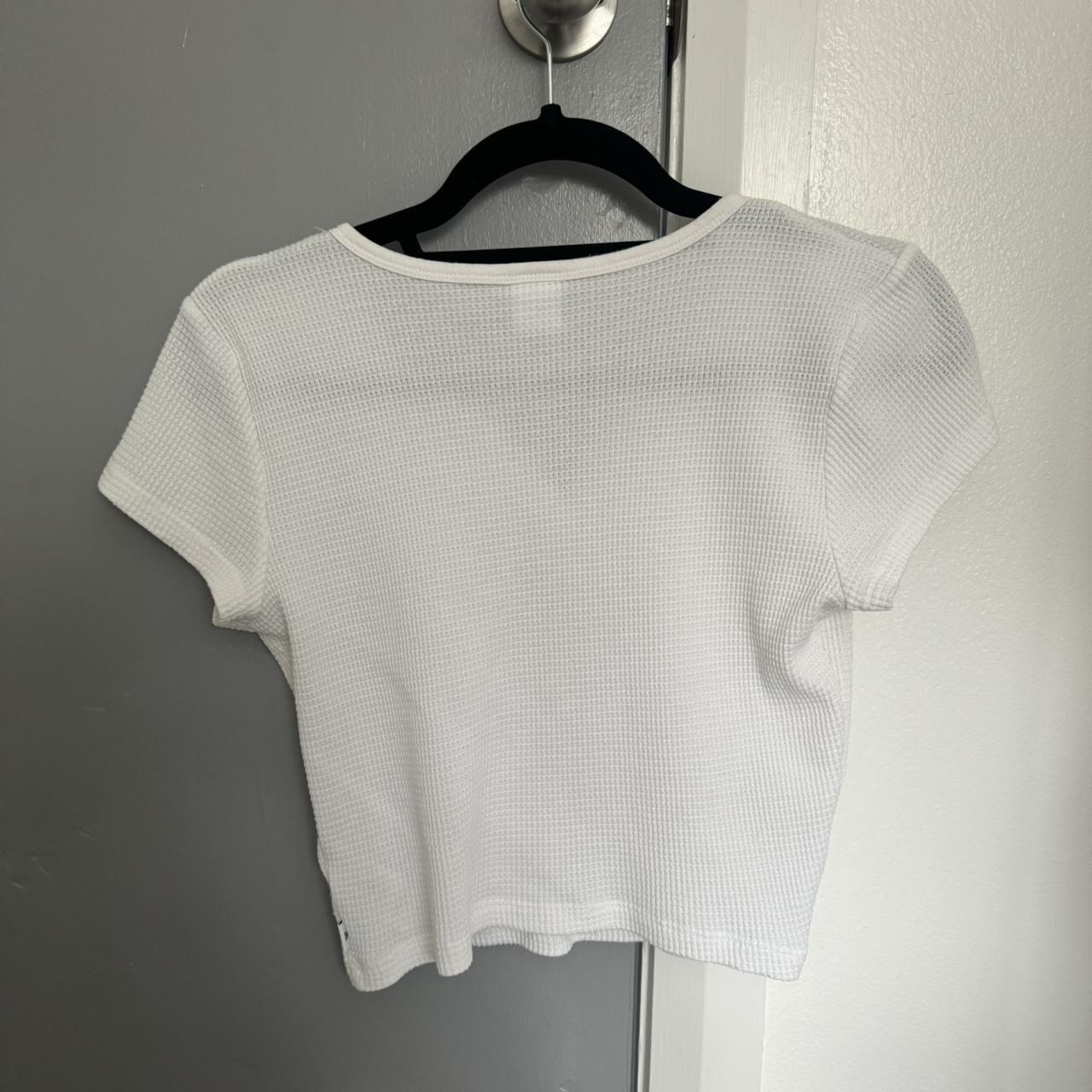 Aritzia - tna cropped waffle t shirt Great... - Depop