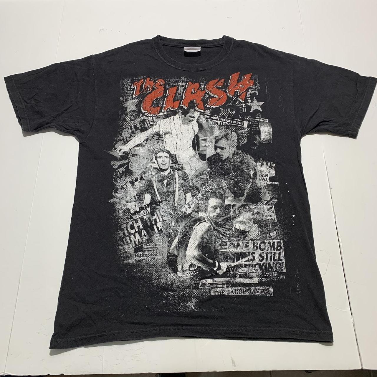 The Clash Vintage T-Shirt British Punk Rock Band Tee... - Depop