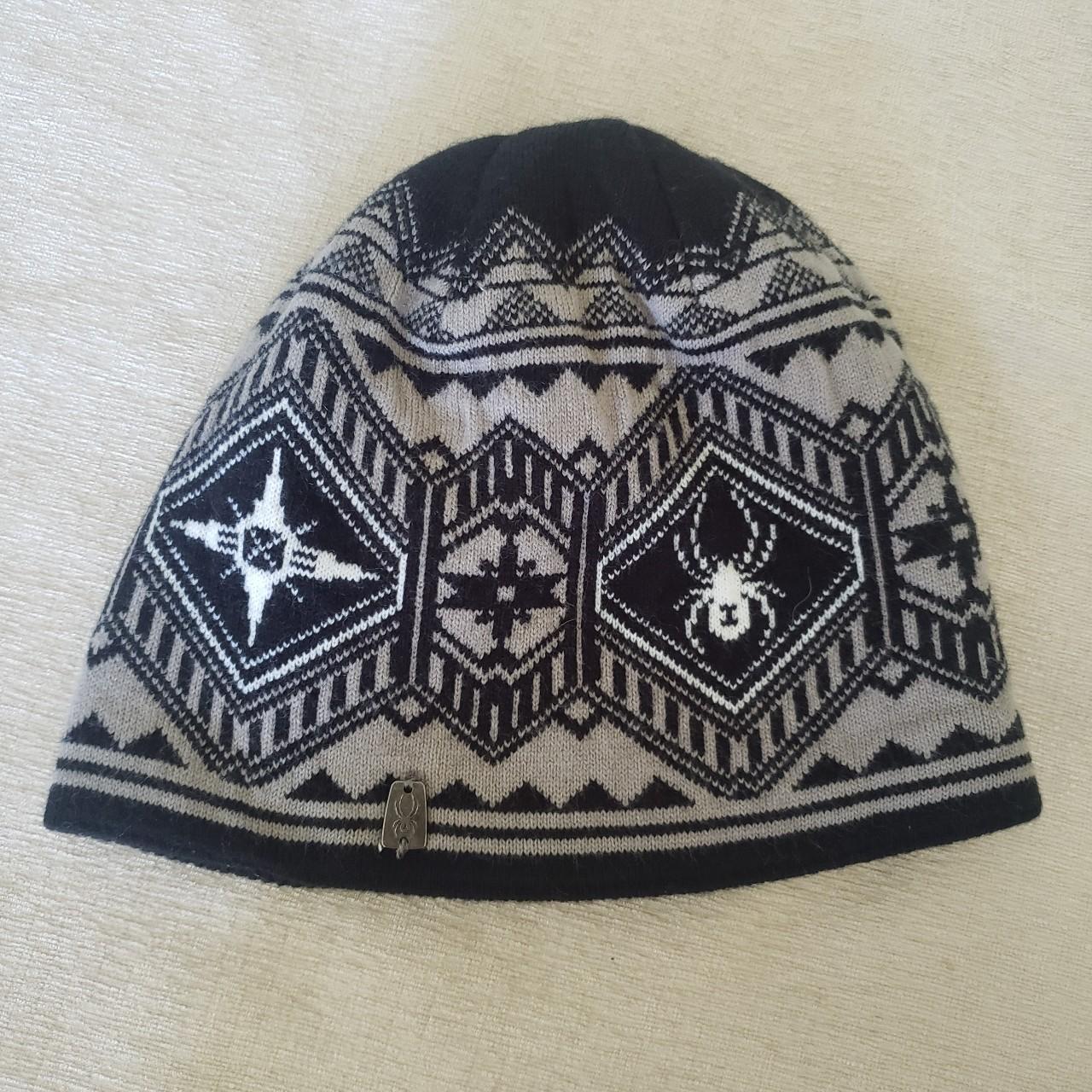 Spyder 🕷 acrylic knit beanie One size fits... - Depop
