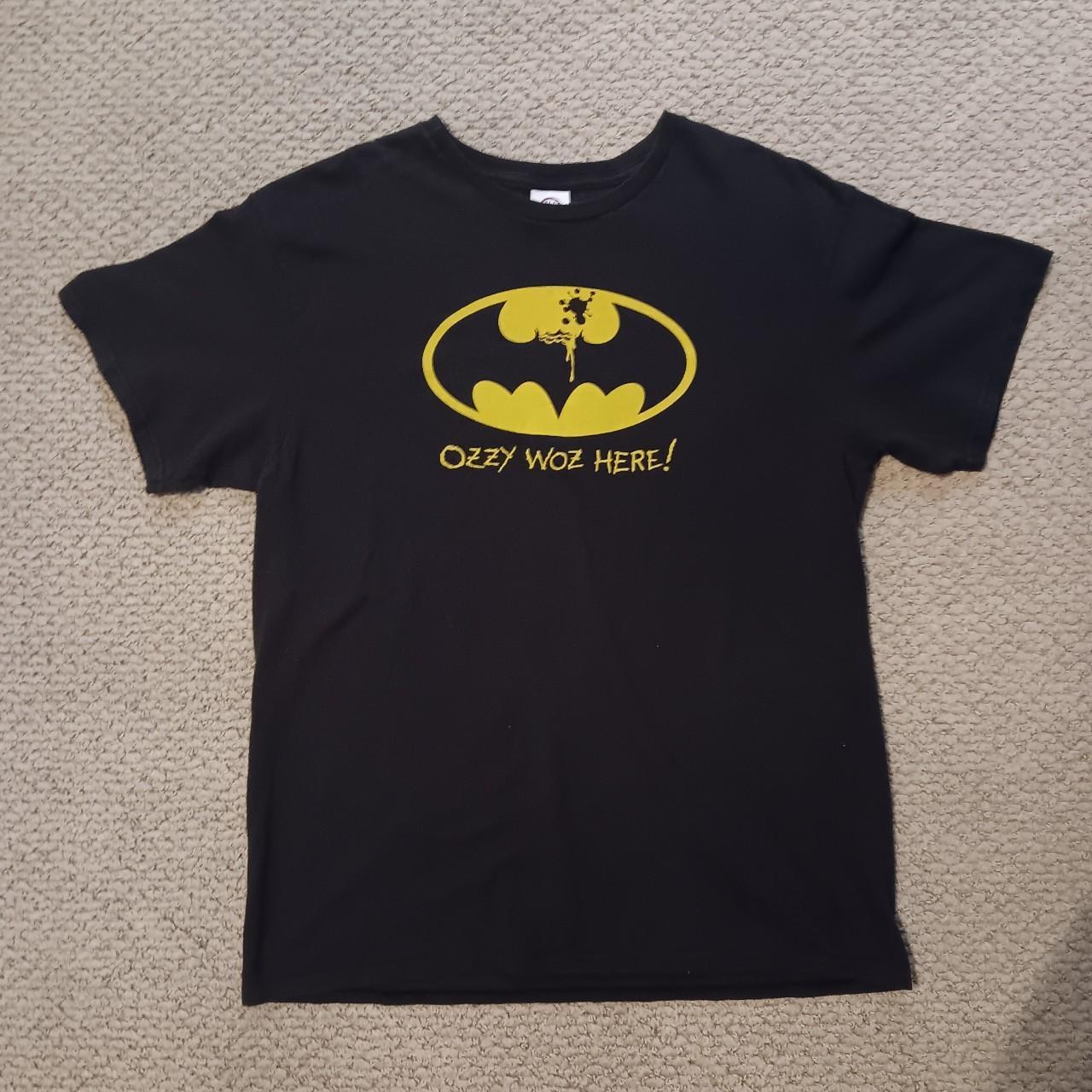 Vintage 90s Ozzy Osborne batman parody t shirt Size... - Depop