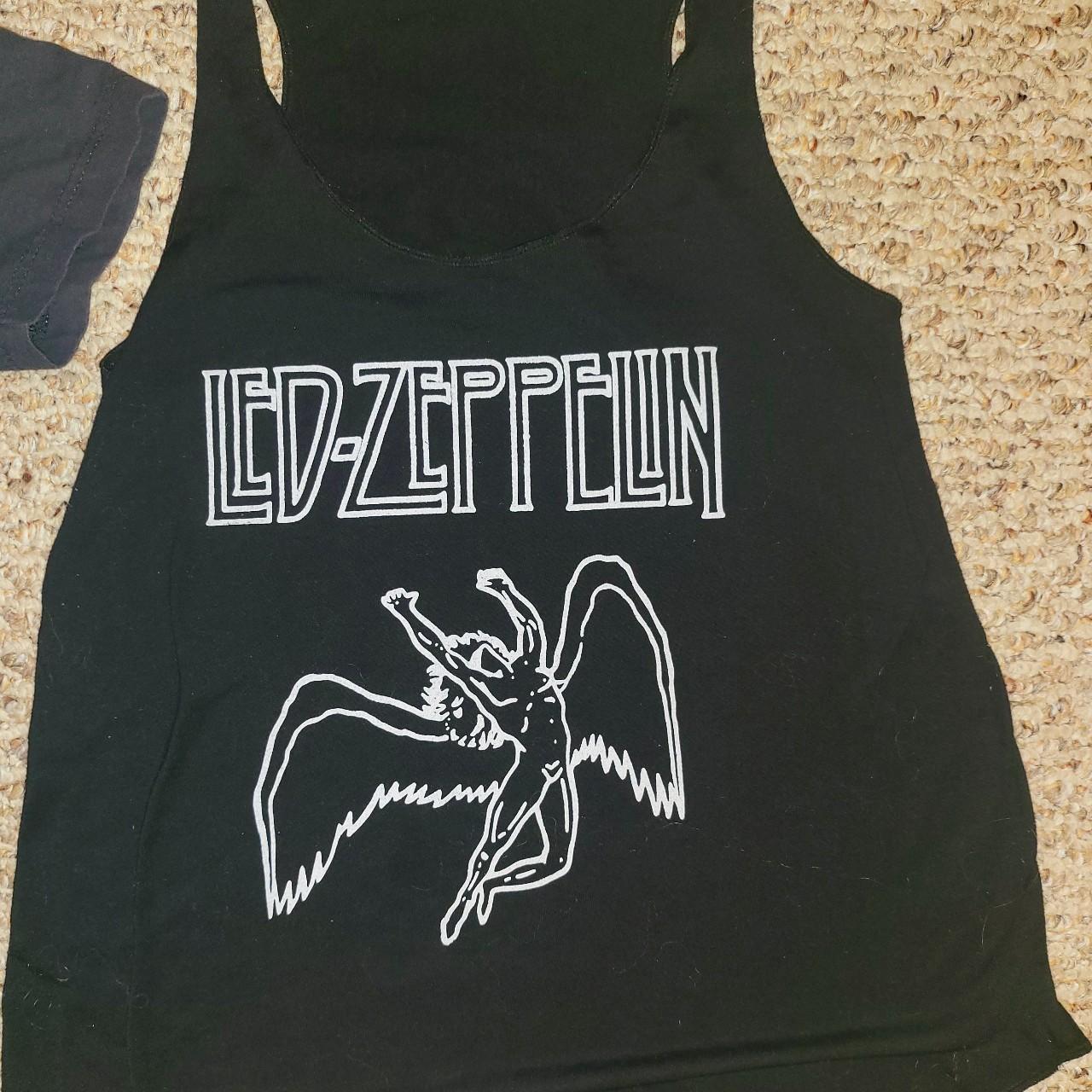 Led Zeppelin tank top size small , cute to wear with... - Depop