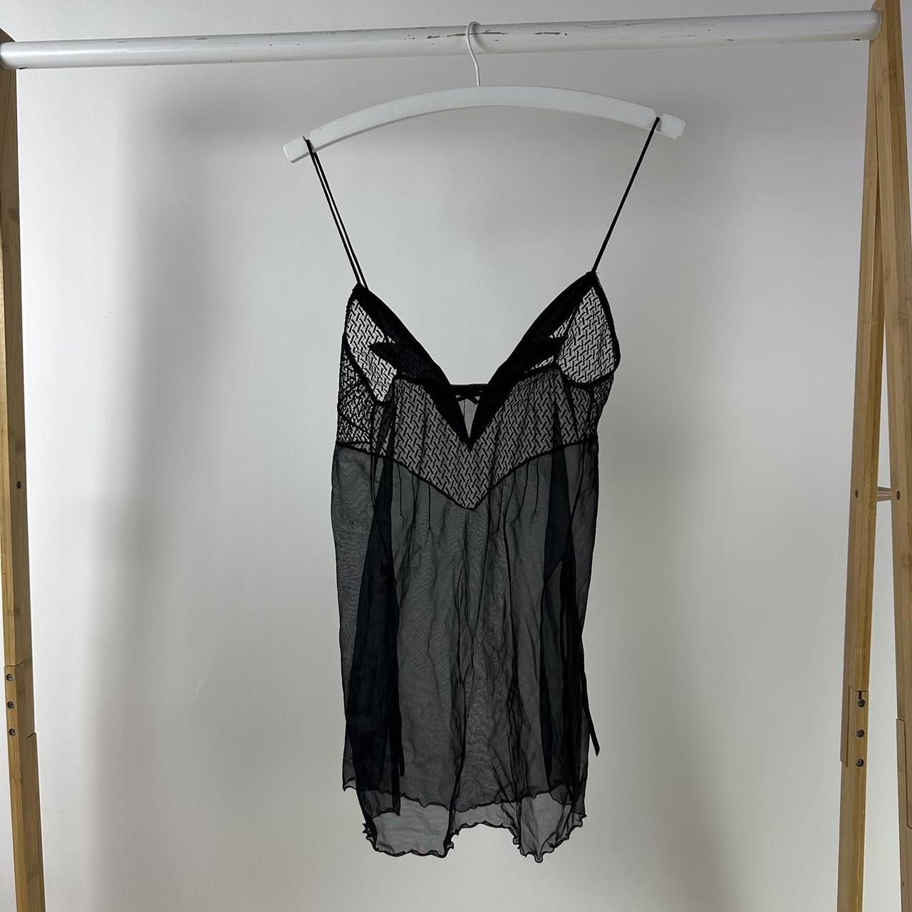 Vintage mesh dress perfect for holiday / festivals... - Depop