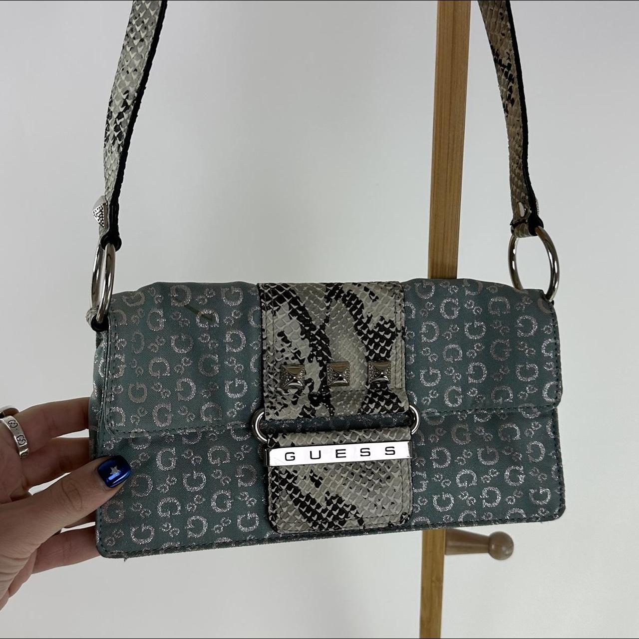 Vintage guess monogram 00’s noughites bag Shown on... - Depop
