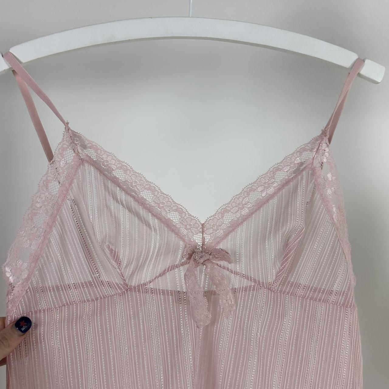 Vintage 00’s noughites baby pink cami top Shown on... - Depop