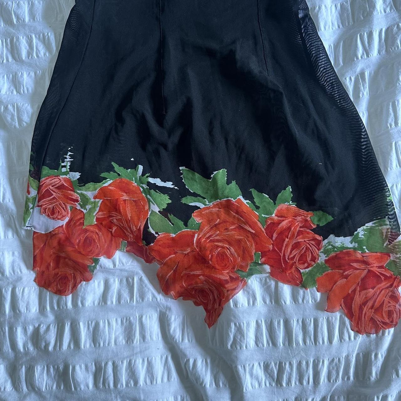 Vintage mesh black La perla designer 00’s noughites... | Depop