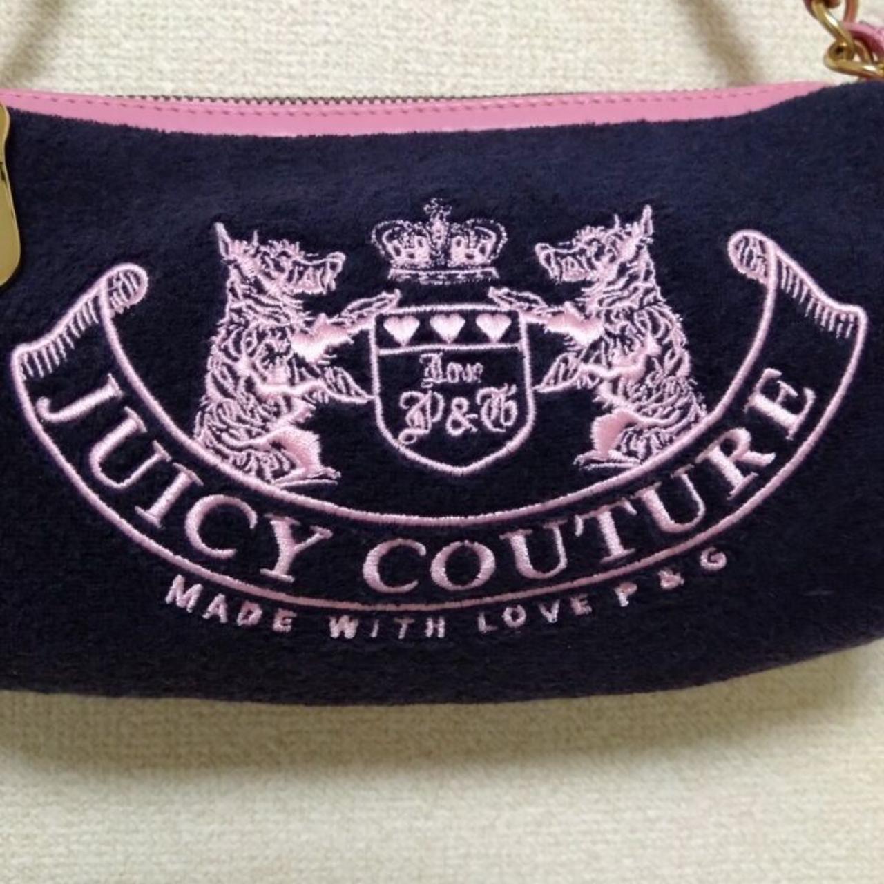 Rare Juicy Couture Authentic Vintage Navy Pink... - Depop