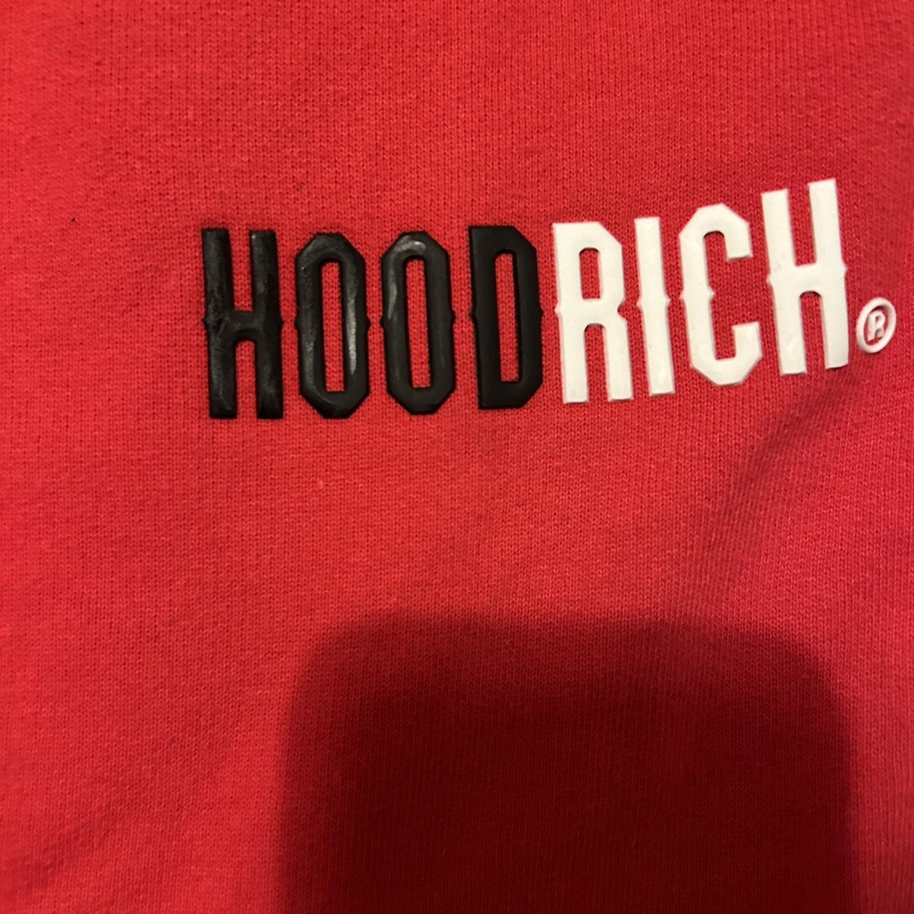 Red hood rich tracksuit bottoms Brand new Never... - Depop