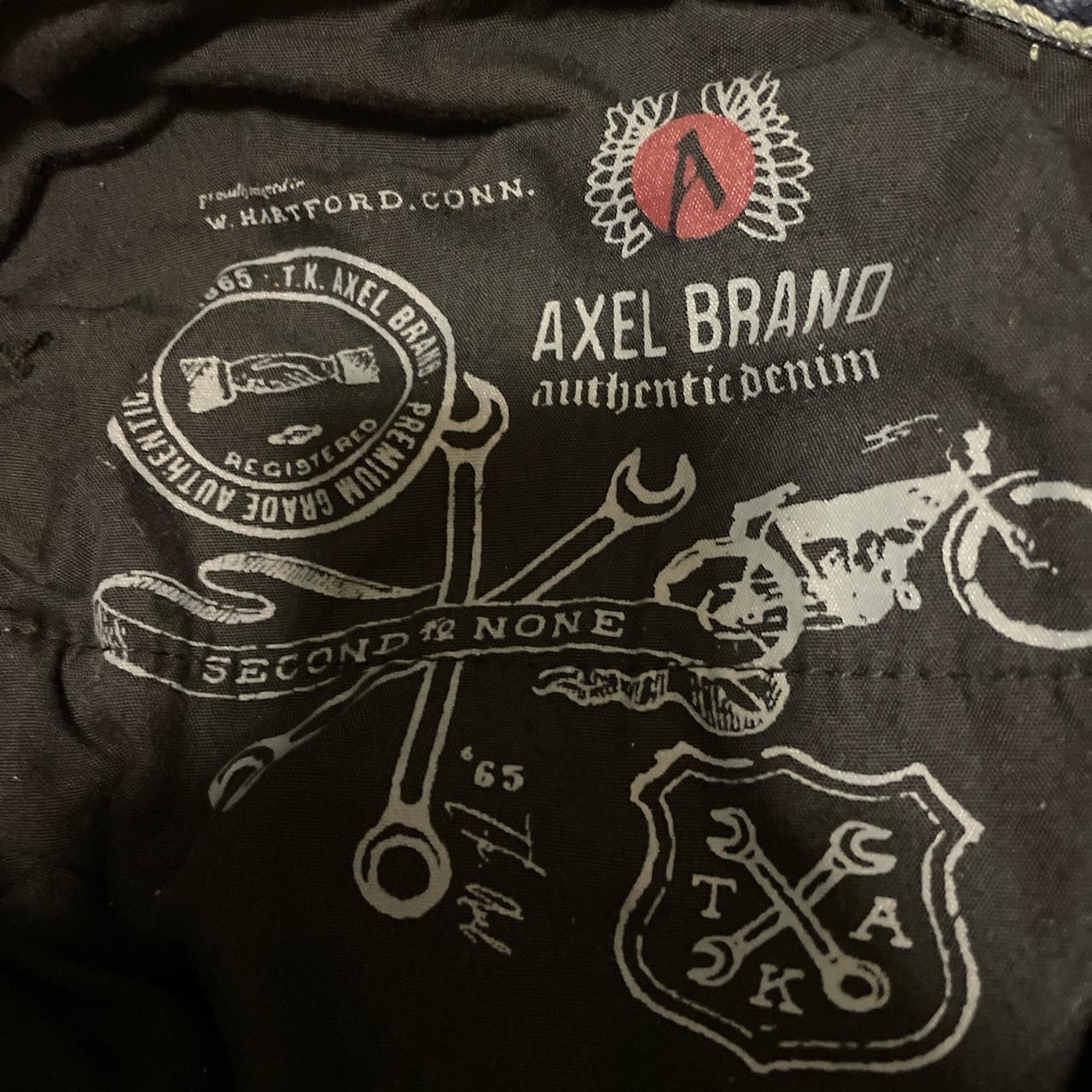 Axel brand stitched jeans - Depop