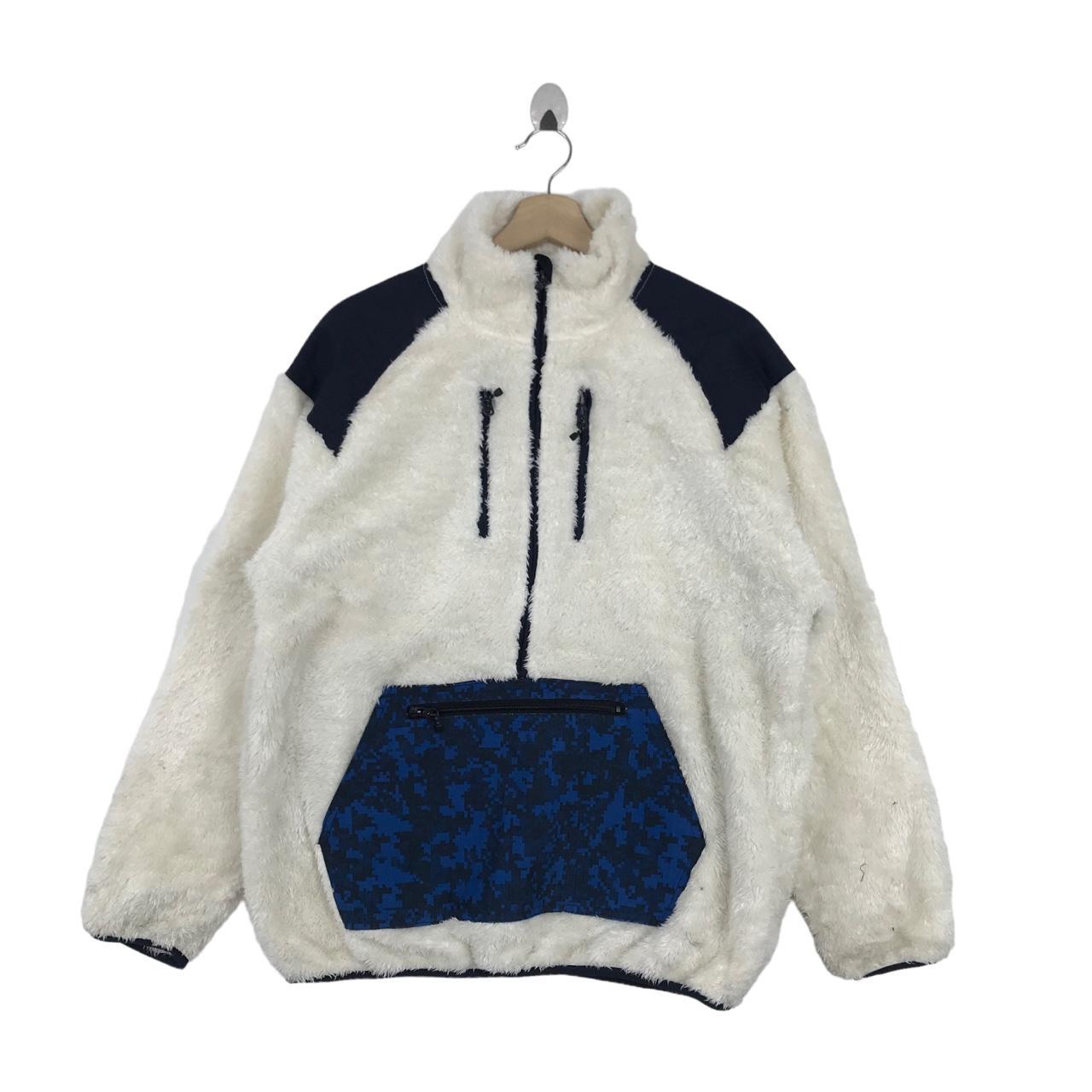 Vintage FIELD CORE Fleece Sweatshirt Sherpa Deep... - Depop