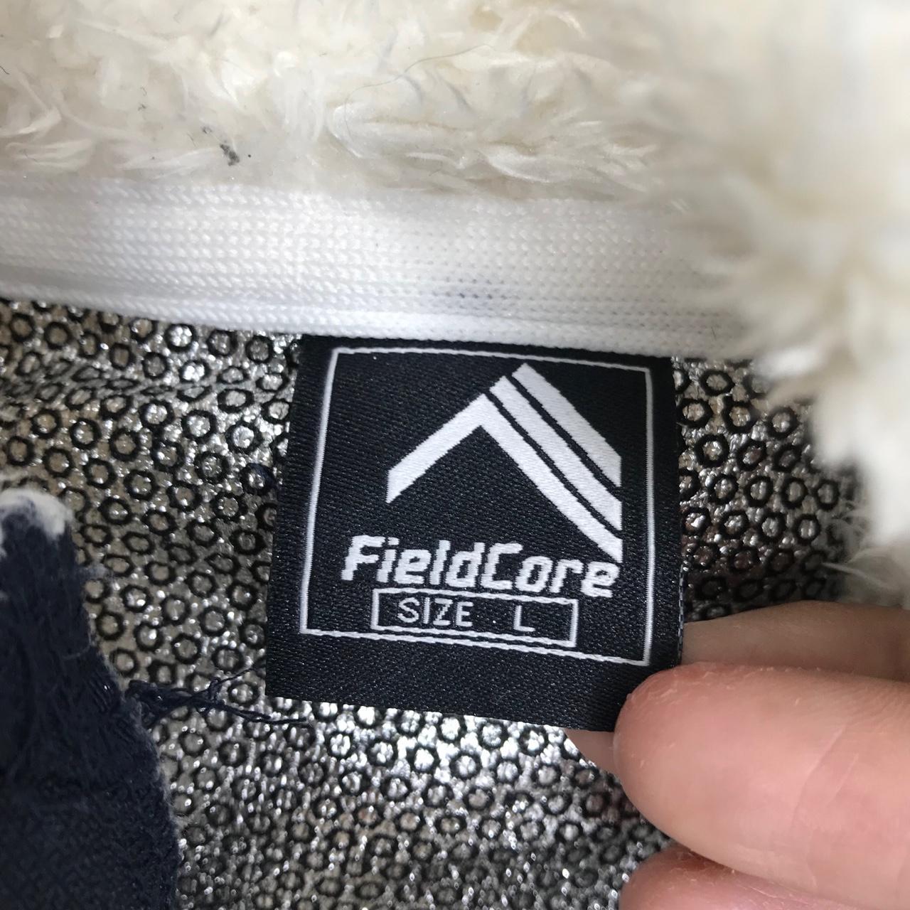 Vintage FIELD CORE Fleece Sweatshirt Sherpa Deep... - Depop