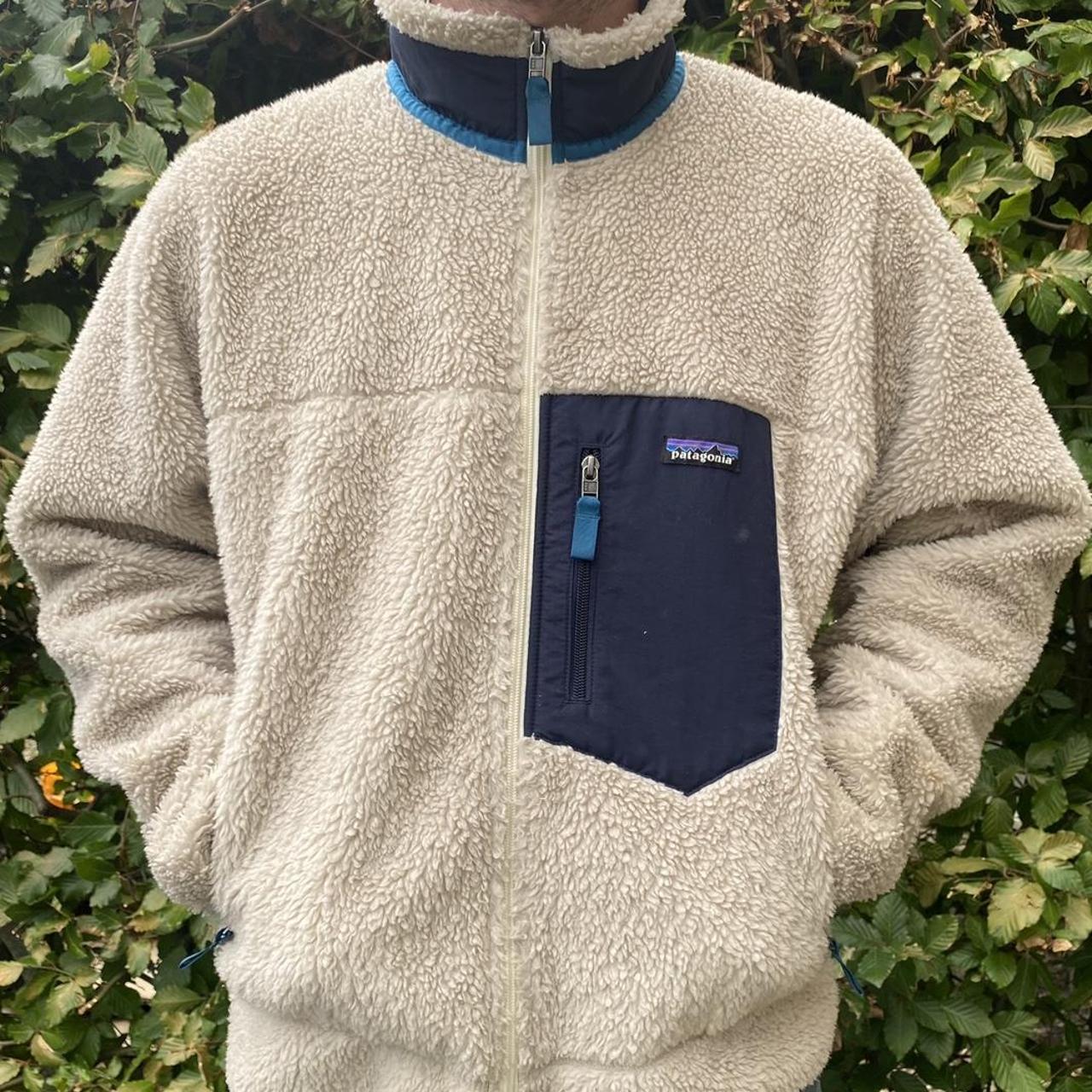 Patagonia classic Retro-X Full Zip Fleece Jacket... - Depop