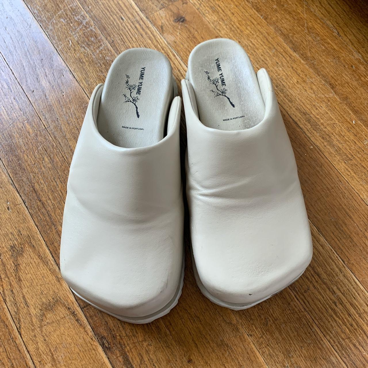 Yume Yume Women's Cream Slides | Depop