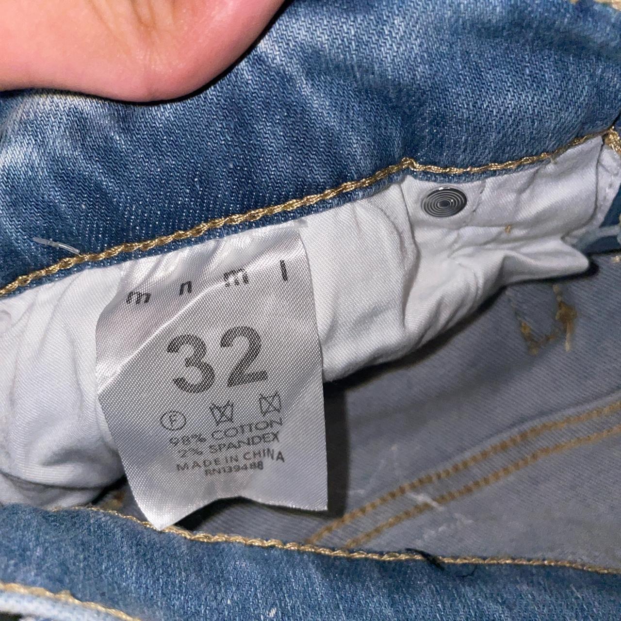 Mnml star skinny jeans Size 32 Great condition 9/10... - Depop