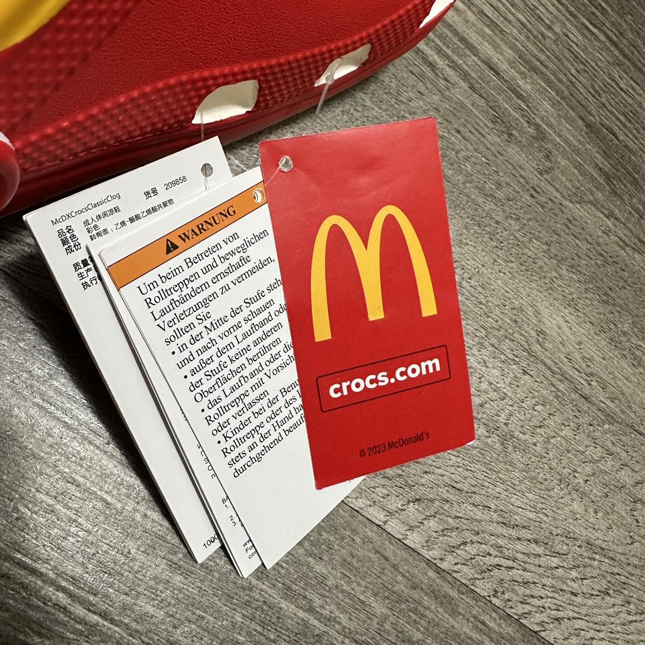 McDonald's crocs, brand new with tags. Never worn... - Depop